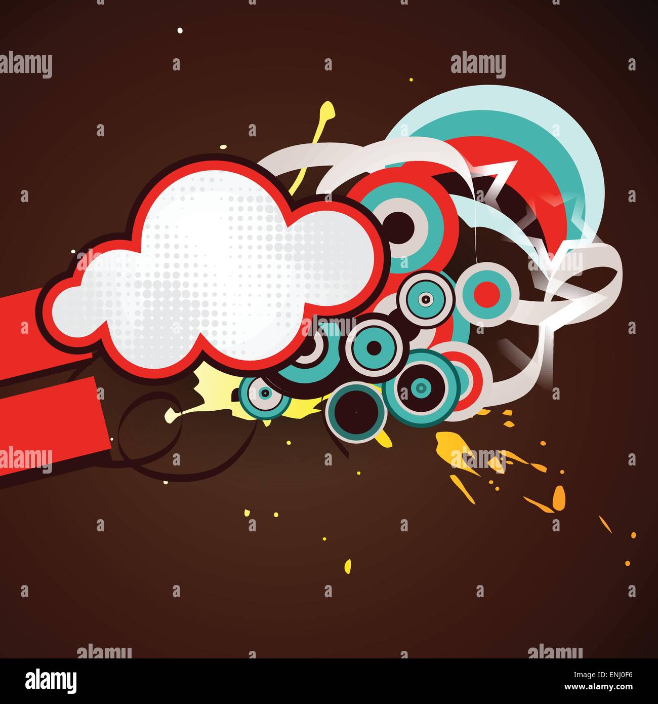 vector grunge splash cloud design art Stock Vector Image & Art - Alamy