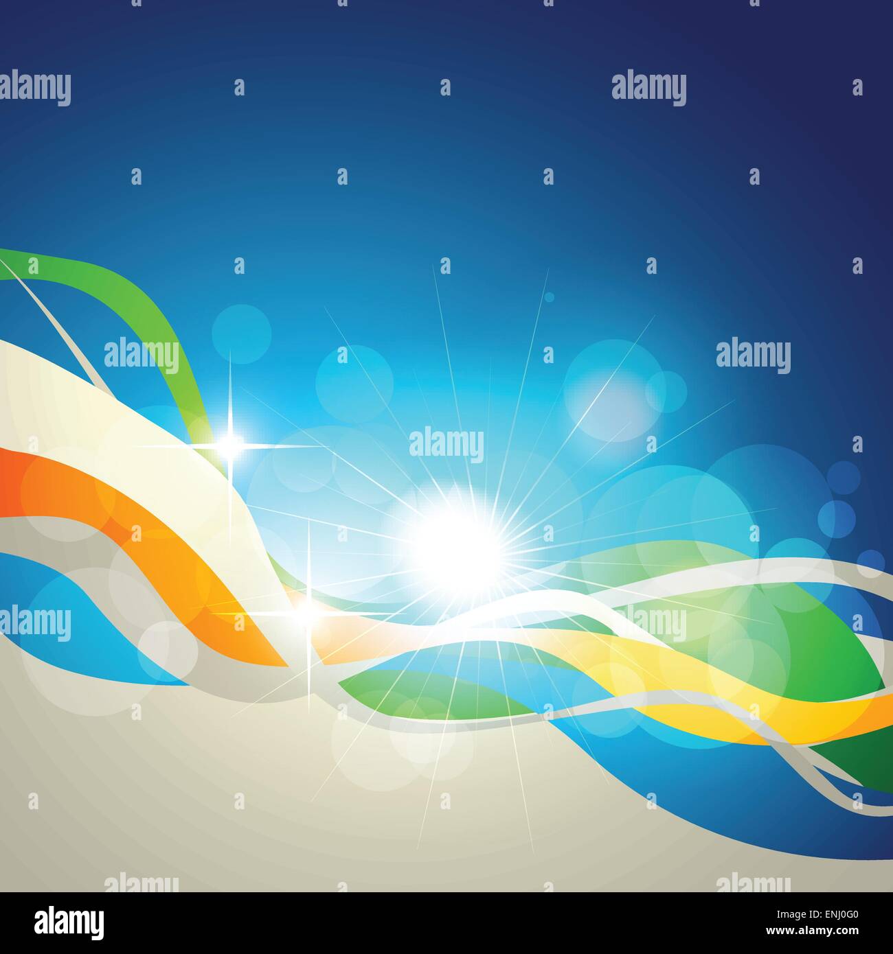 vector colorful wave design background Stock Vector Image & Art - Alamy