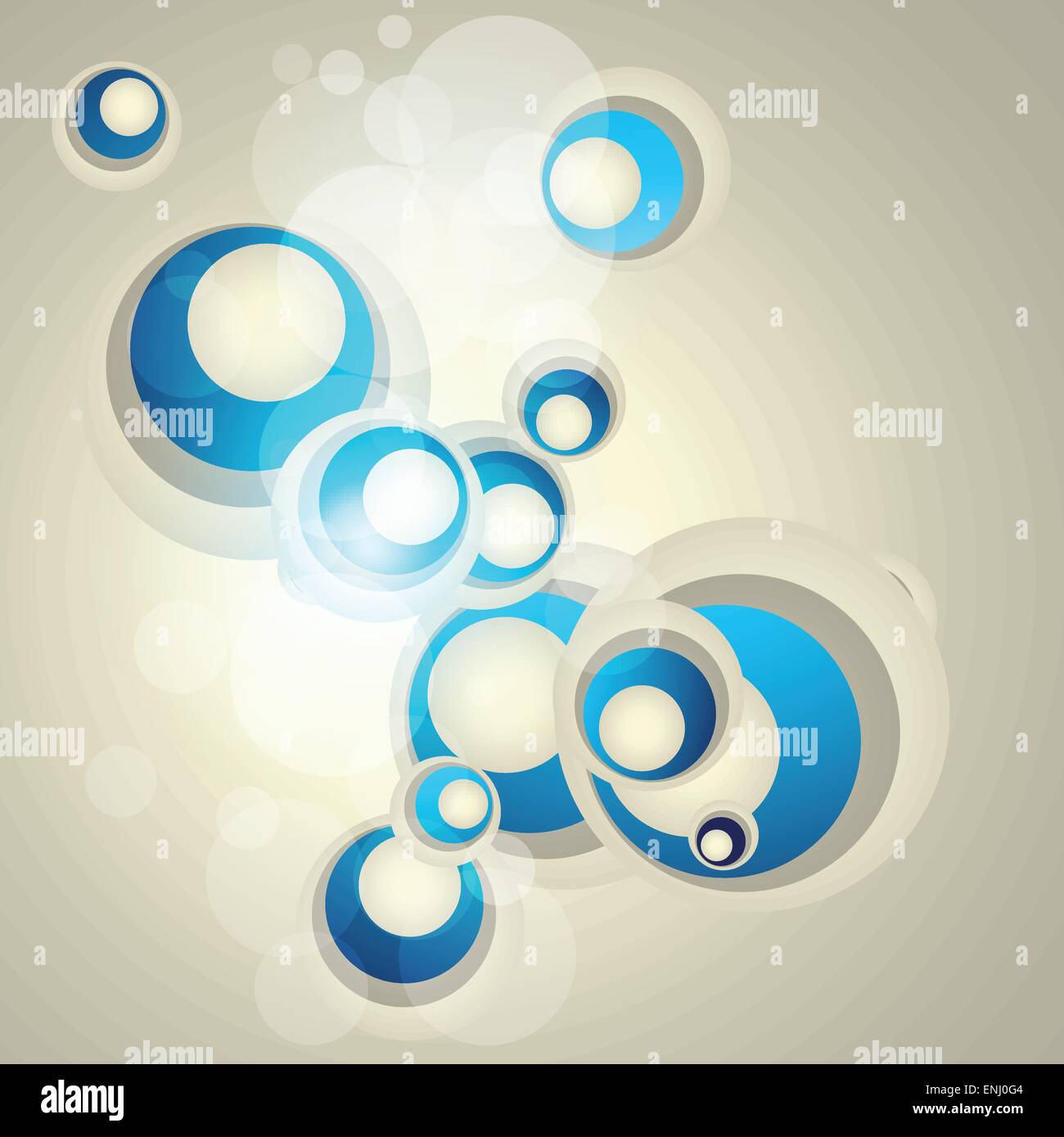 stylishh vector circles template design background art Stock Vector ...