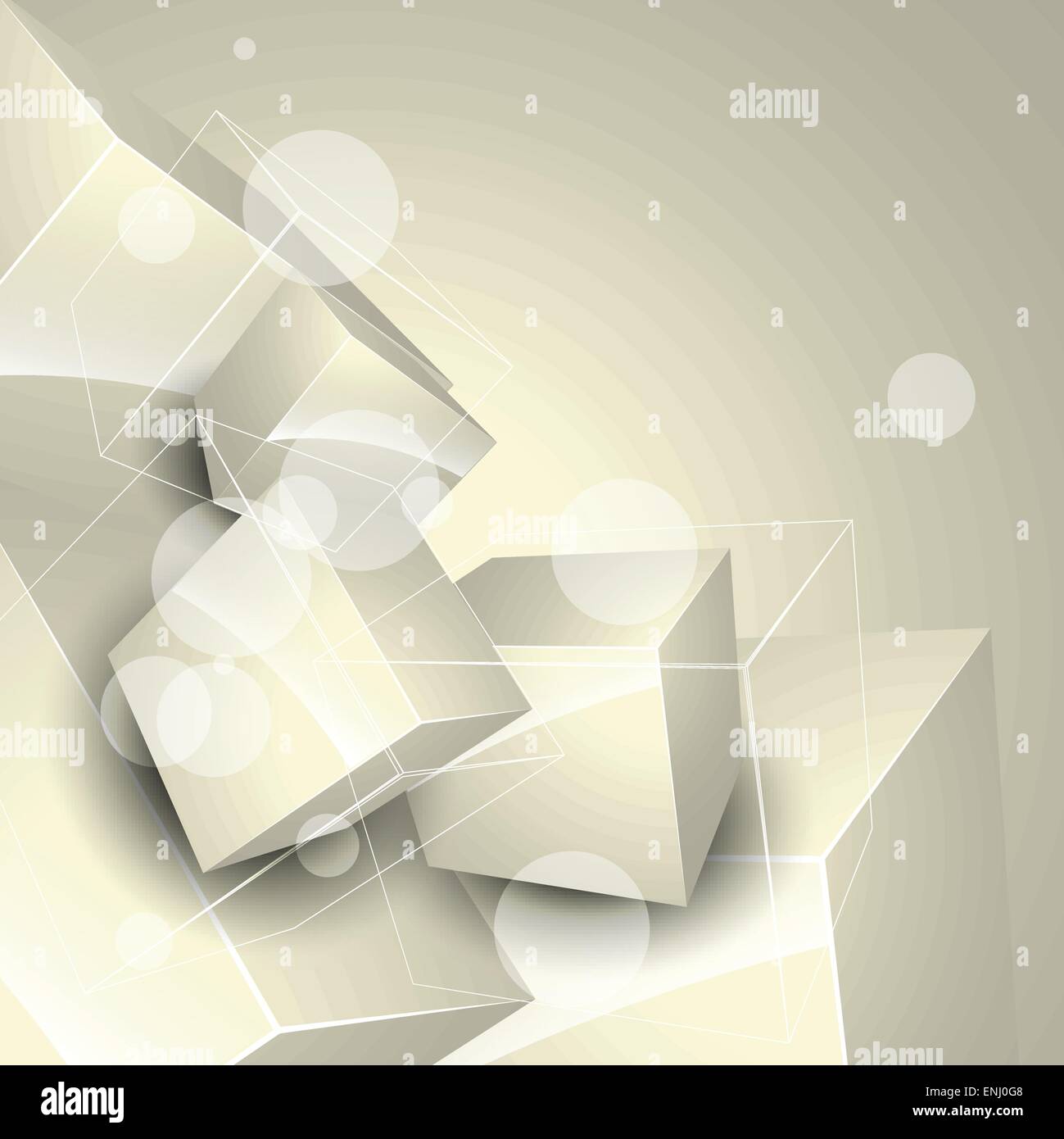 vector 3d style boxes design art Stock Vector Image & Art - Alamy