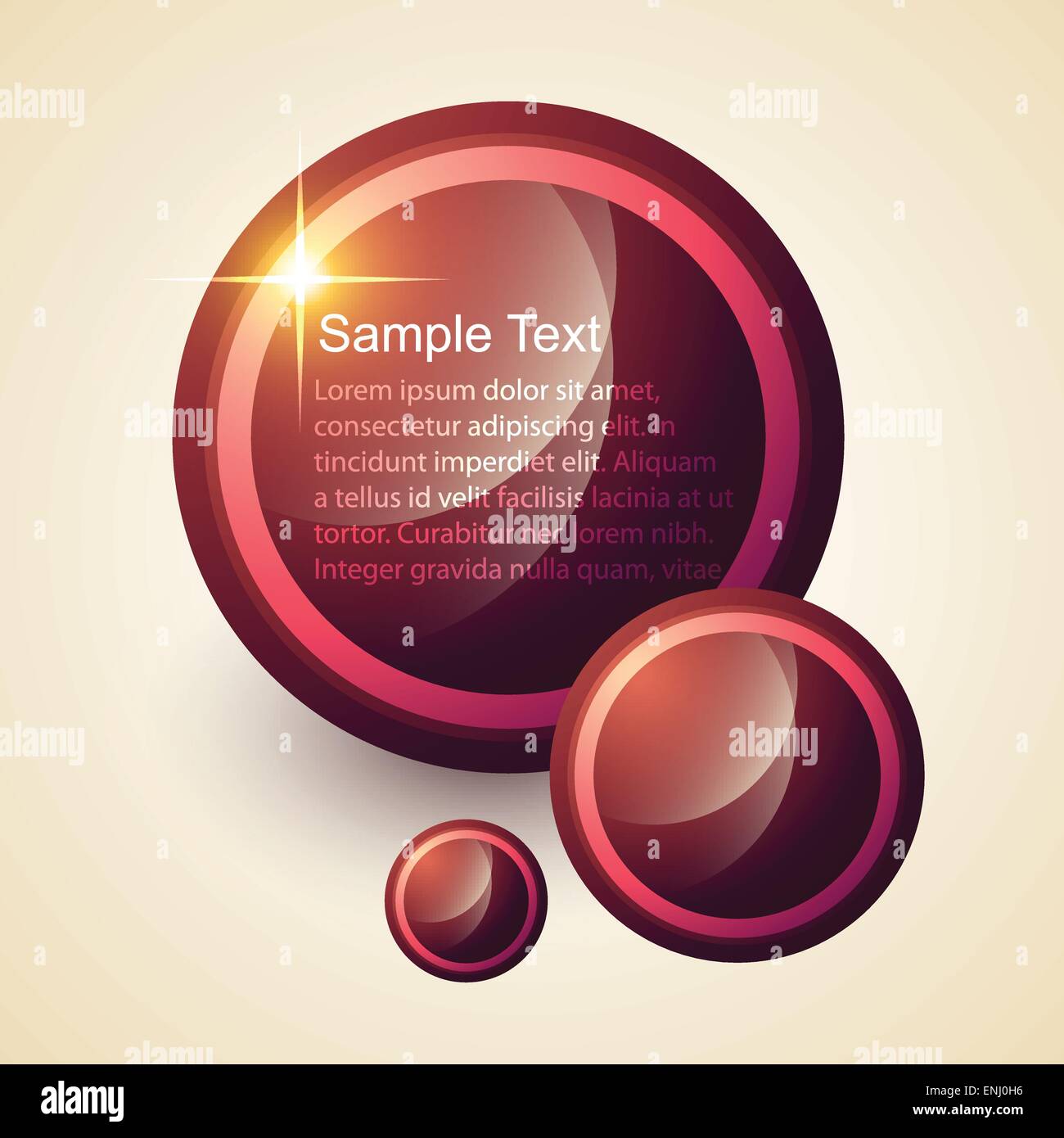 abstract circles background design vector Stock Vector Image & Art - Alamy