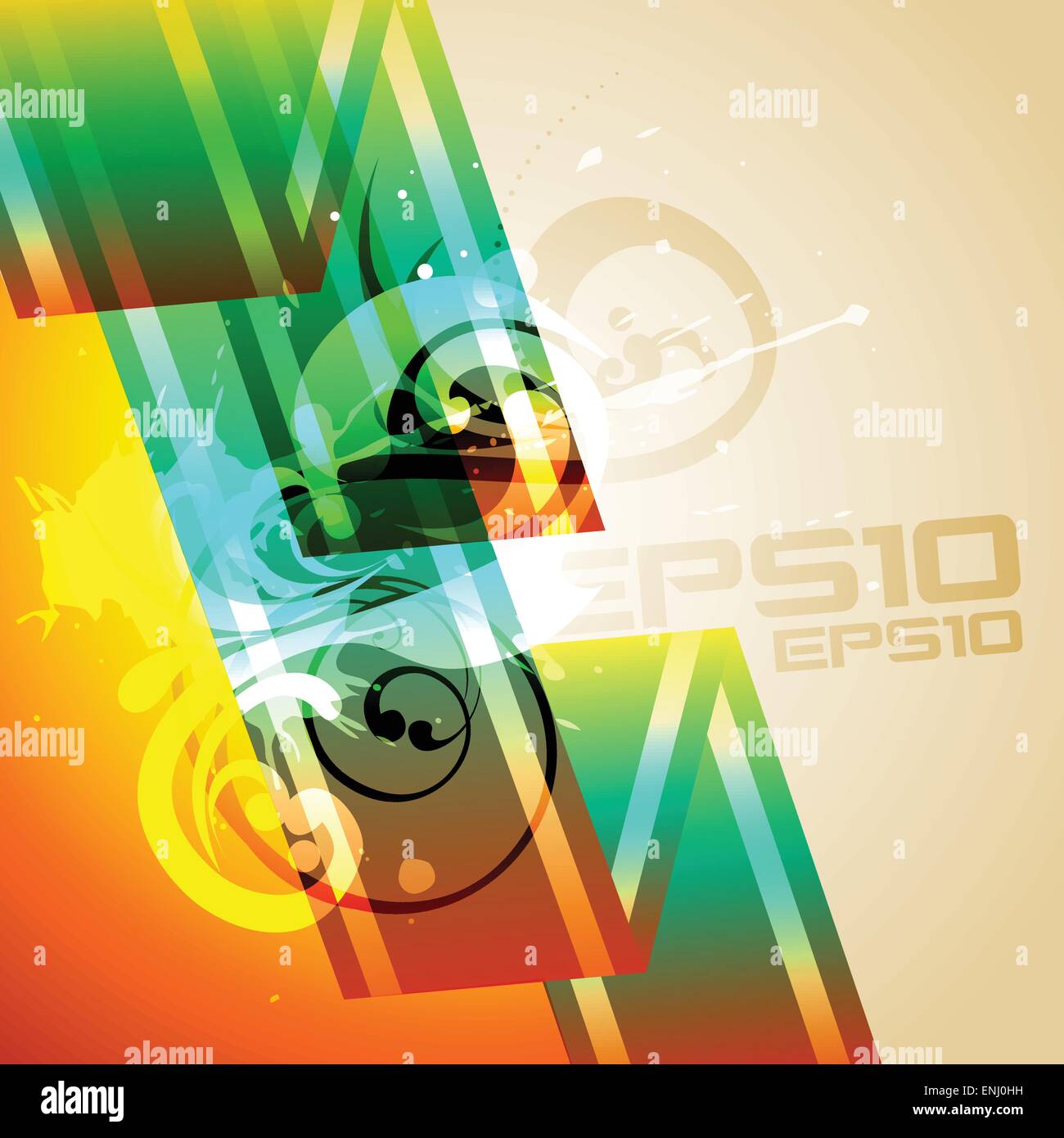 colorful abstract style background with space for your text Stock ...