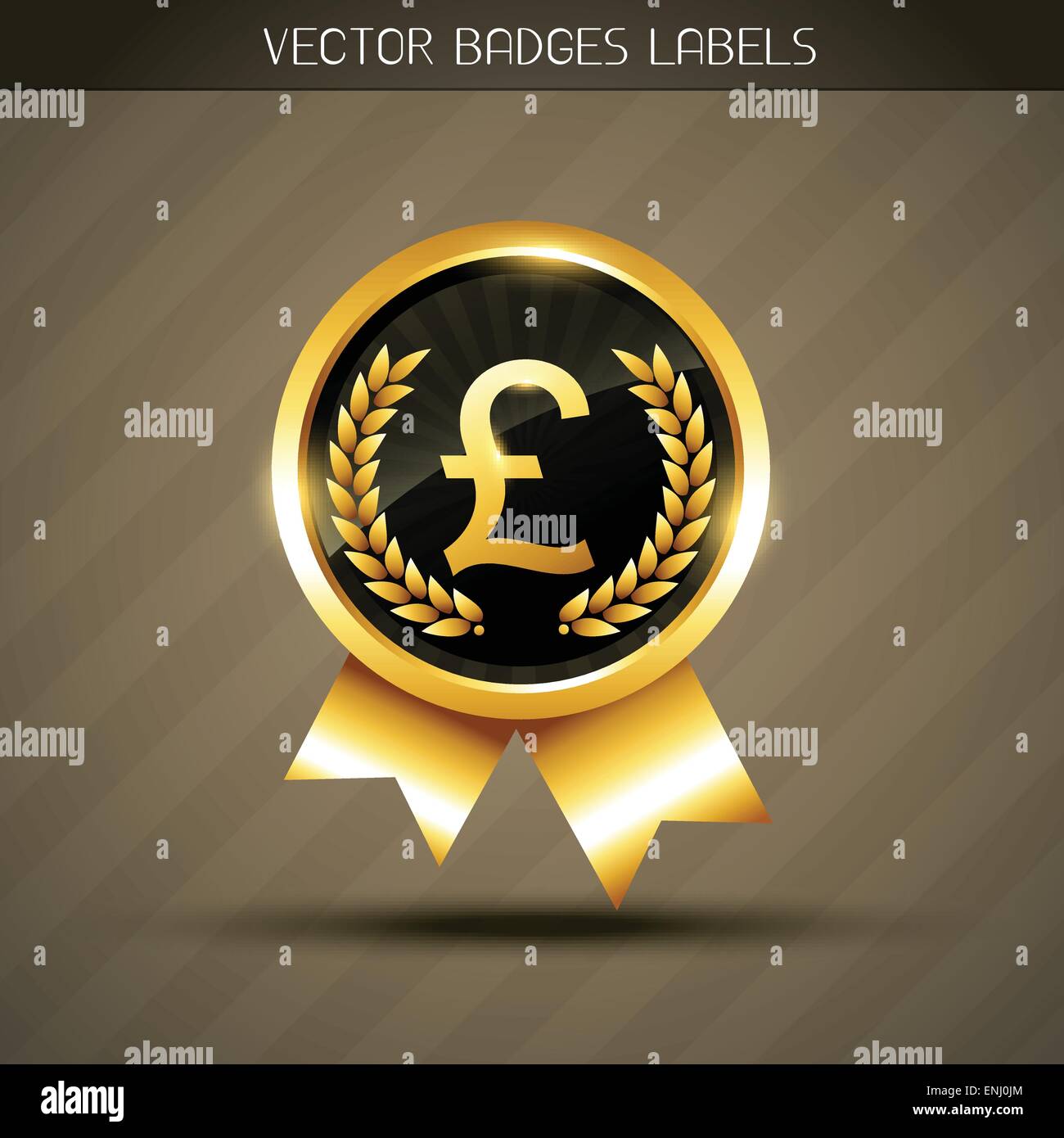 vector pound sign on golden label Stock Vector Image & Art - Alamy