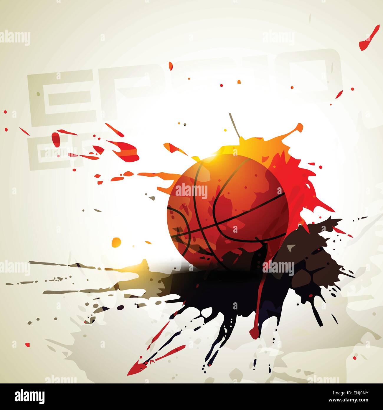 Abstract grunge basketball background vector hi-res stock photography ...