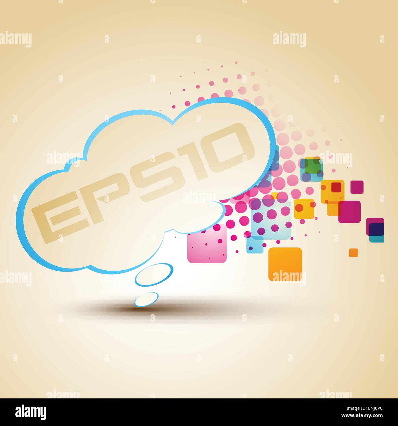 vector chat bubble on abstract background Stock Vector Image & Art - Alamy