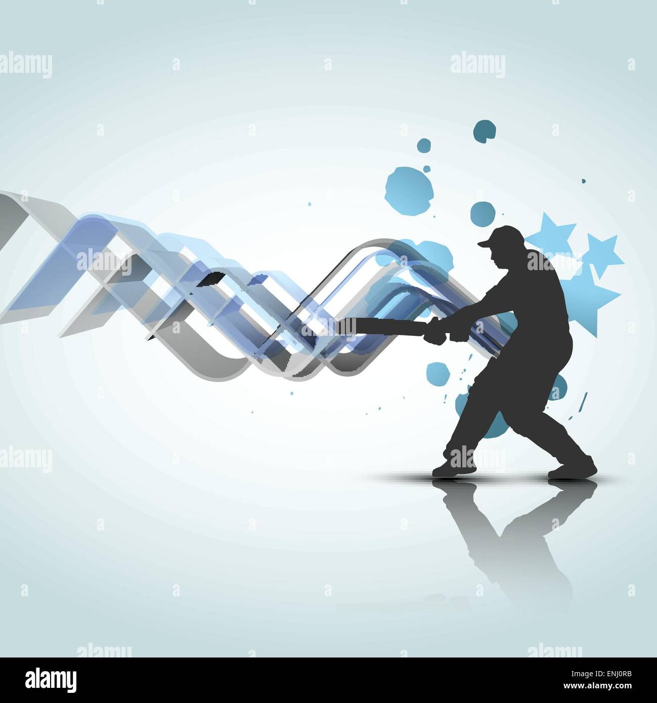 vector stylish cricket game background design Stock Vector Image & Art ...