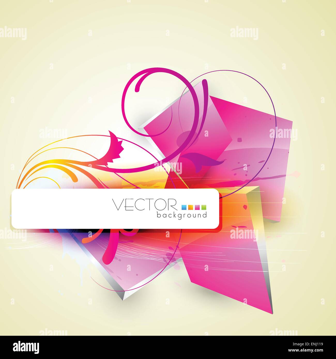 abstract style vector floral background Stock Vector Image & Art - Alamy