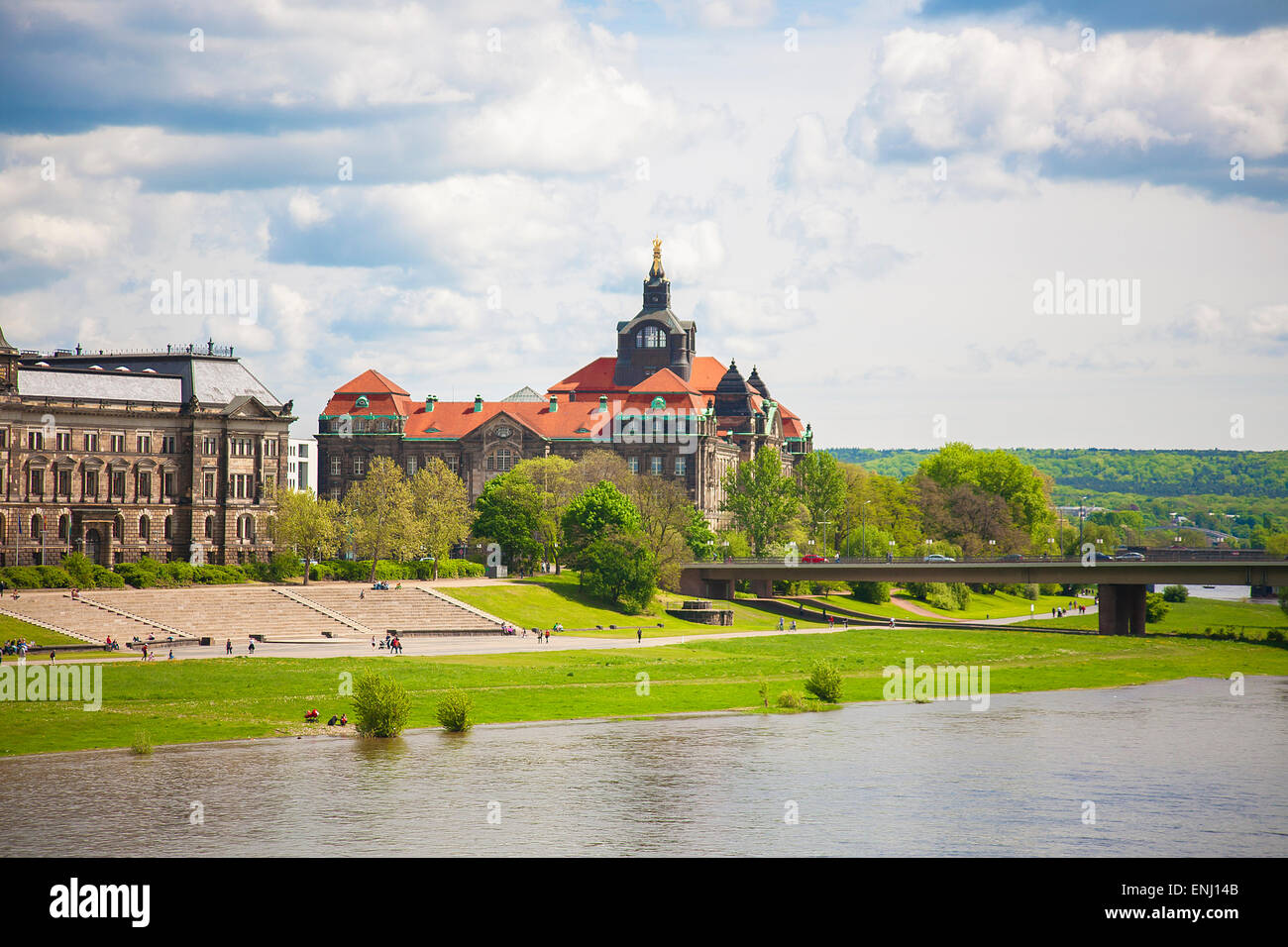 Dresden in a beautiful summer day, Germany Stock Photo - Alamy