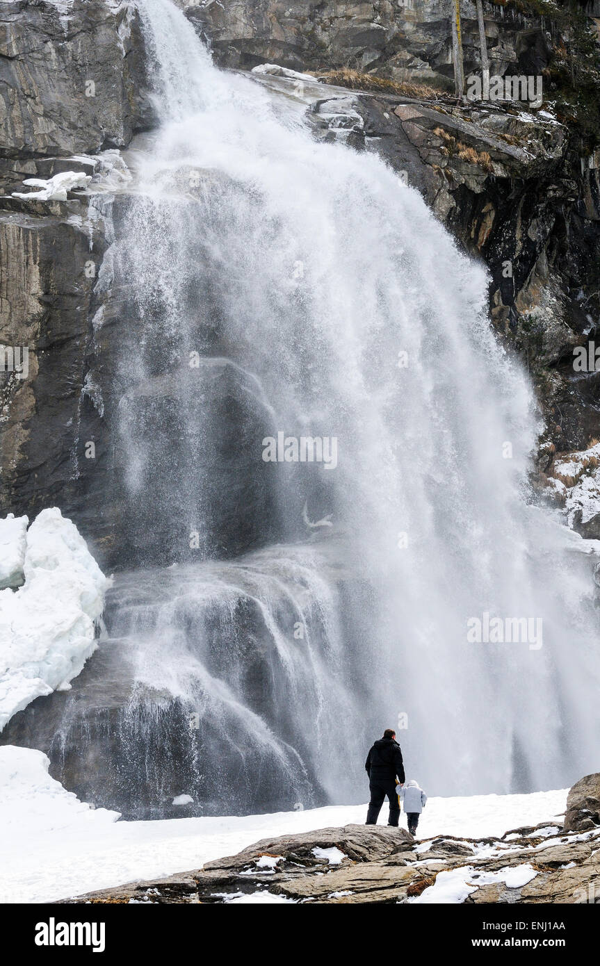 Alps austria waterfall river hi-res stock photography and images - Alamy