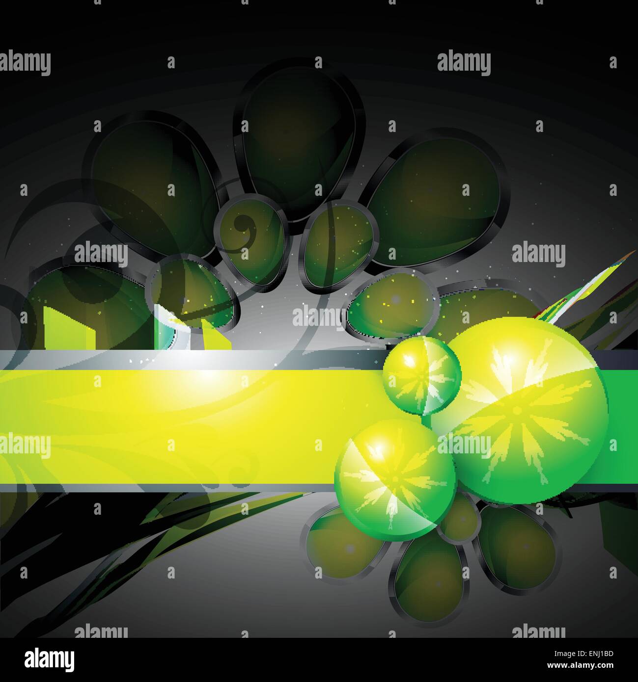 Abstract green circles shape vector hi-res stock photography and images ...