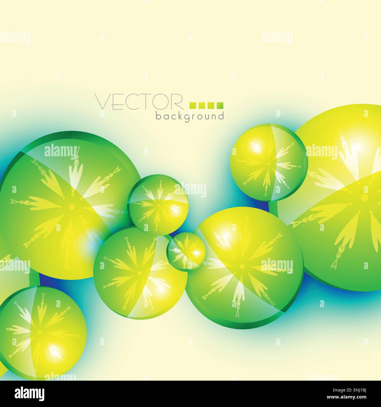 green abstract circle shape vector background Stock Vector Image & Art ...