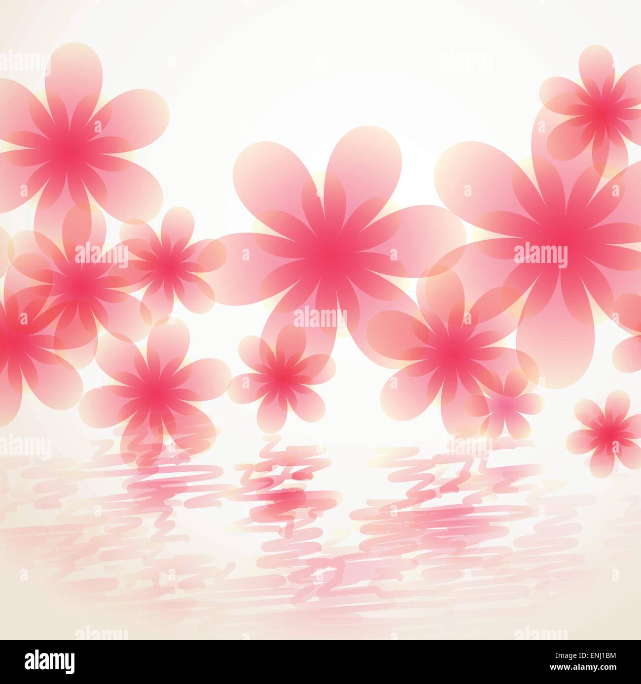 elegant pink color flower vector design Stock Vector Image & Art - Alamy