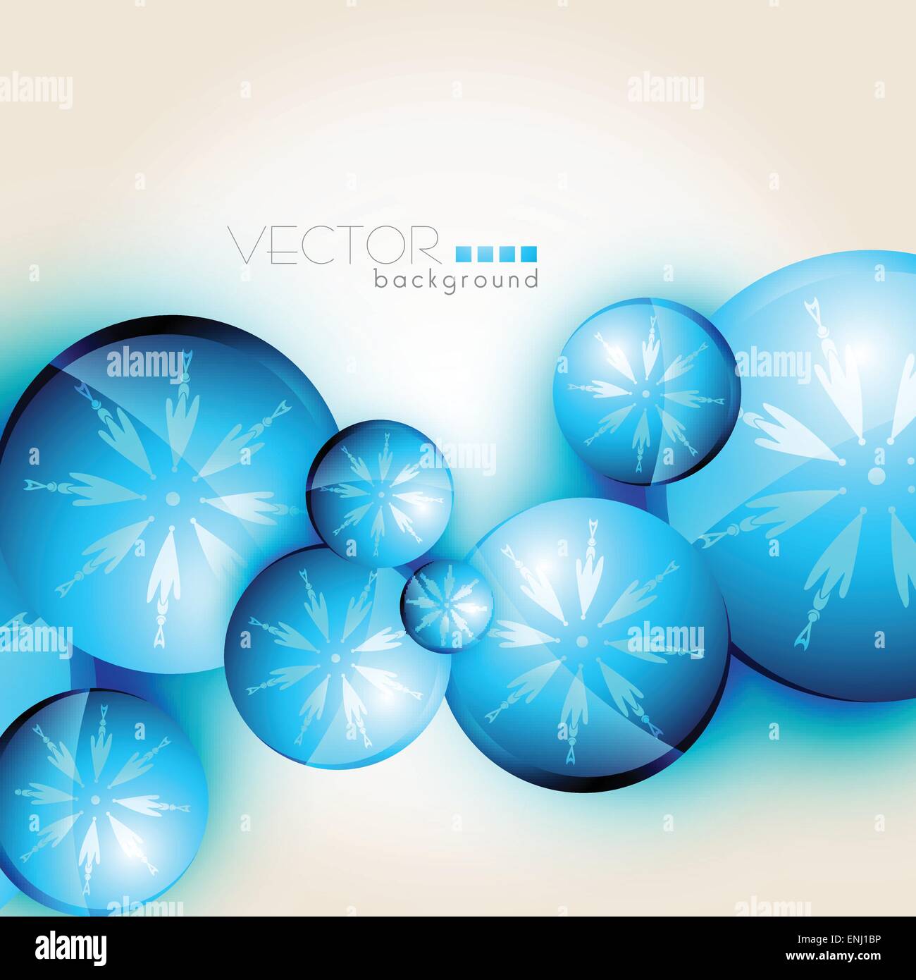 stylish blue color circles background Stock Vector Image & Art - Alamy