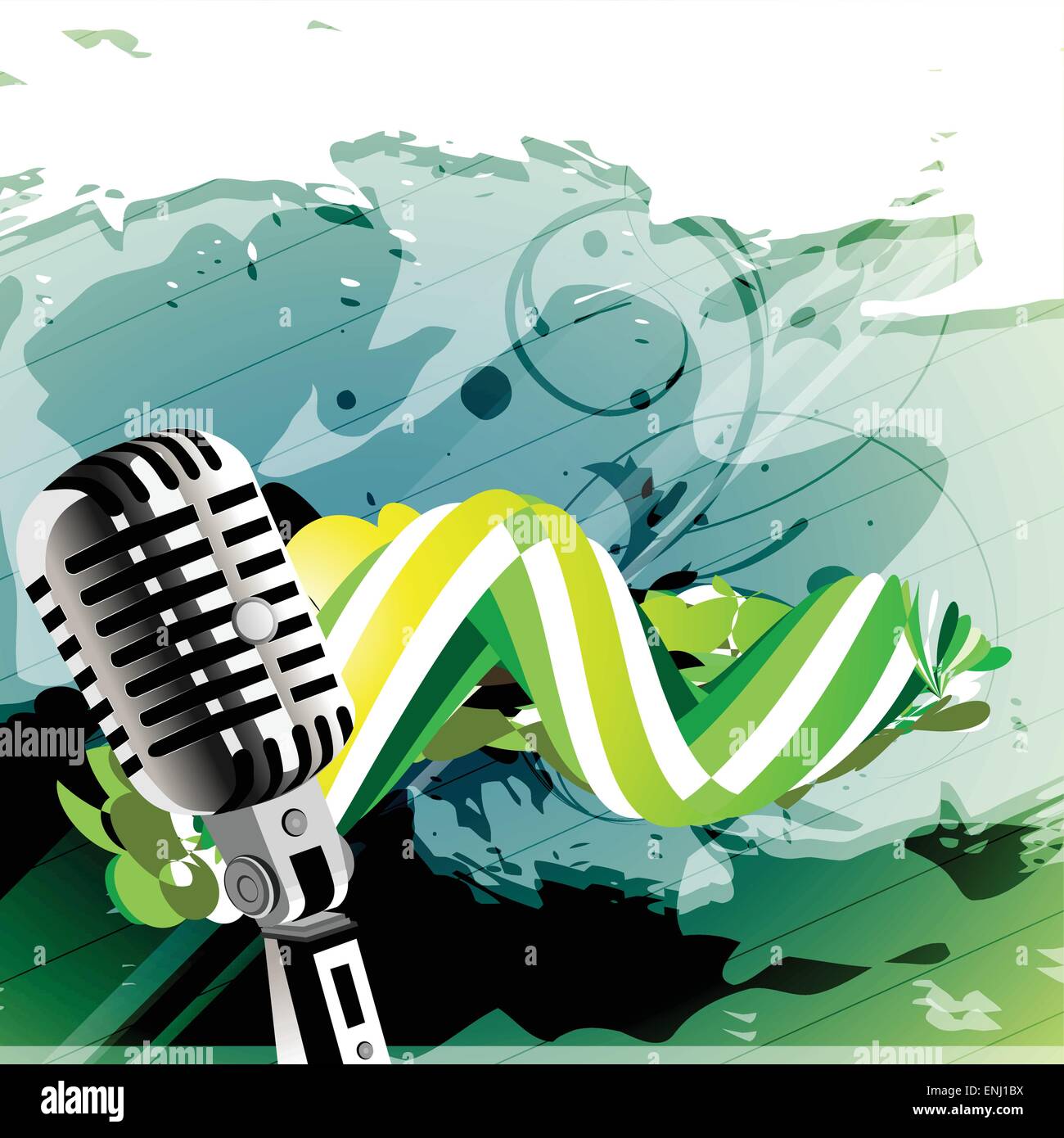 abstract style mic vector art Stock Vector Image & Art - Alamy