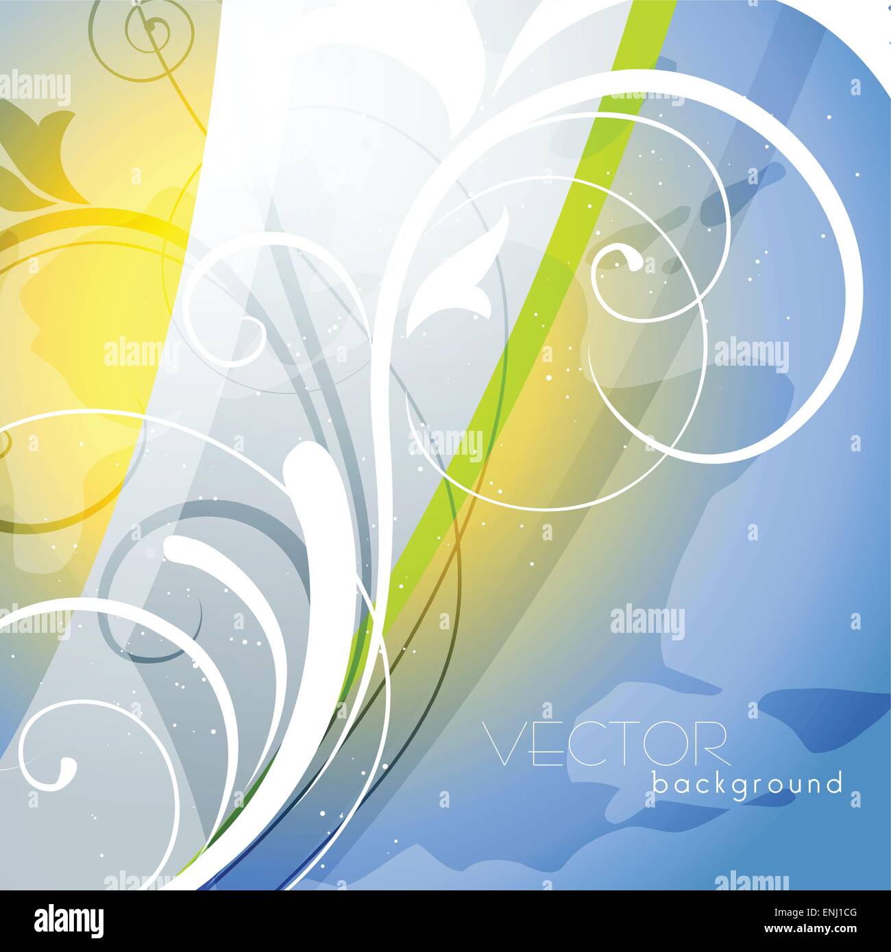 beautiful floral vector background design Stock Vector Image & Art - Alamy