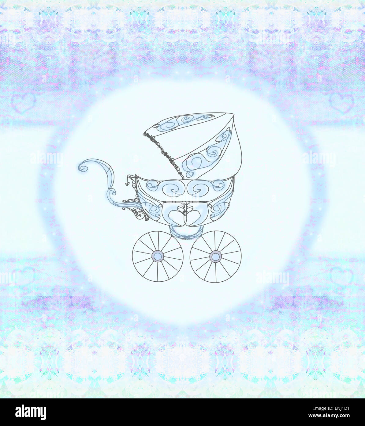 Baby boy arrival announcement Stock Photo - Alamy