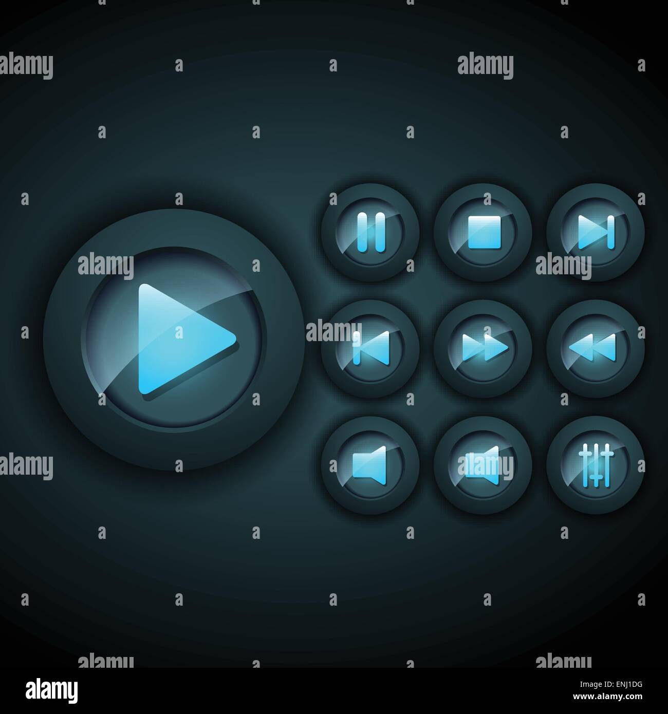 vector music icon set Stock Vector Image & Art - Alamy