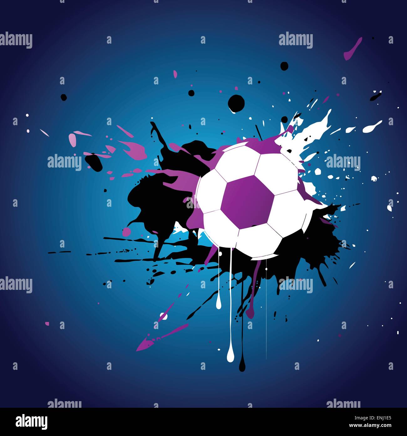 abstract style vector football design Stock Vector Image & Art - Alamy