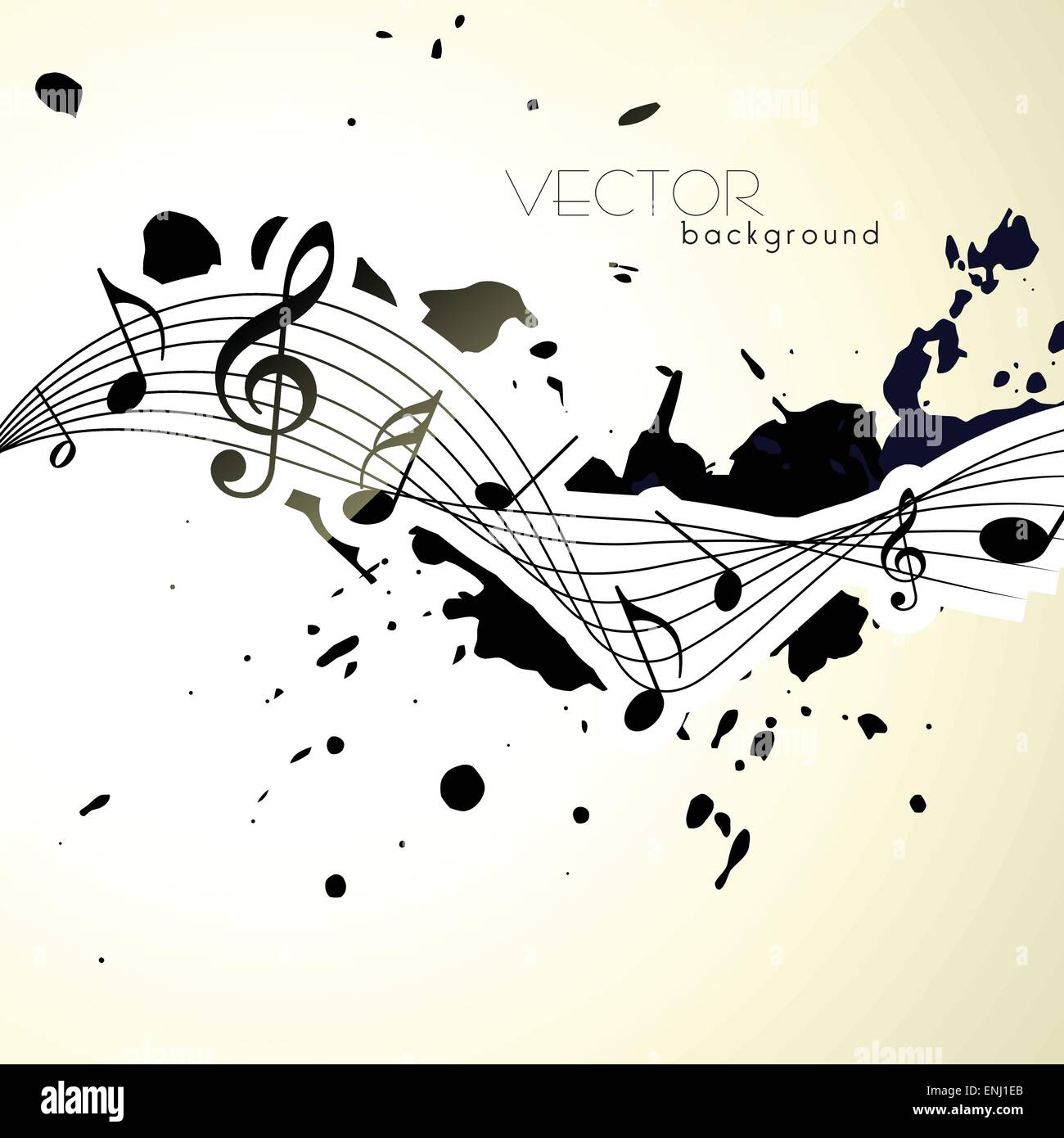 music note on grunge style background Stock Vector Image & Art - Alamy