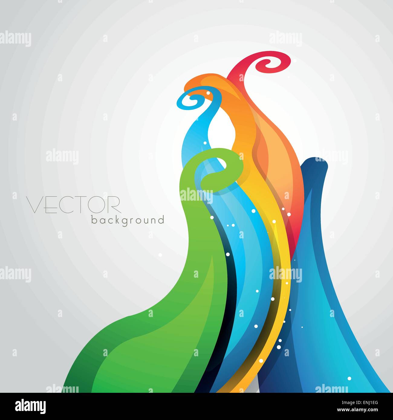 Abstract Style Colorful Waveform Stock Vector Image And Art Alamy