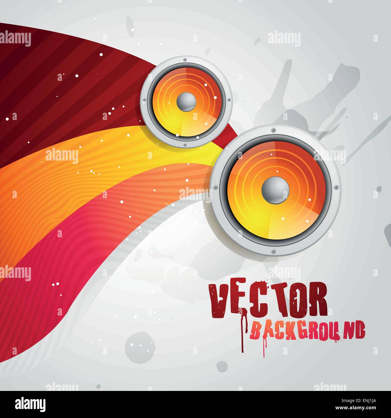 stylish vector music speaker background Stock Vector Image & Art - Alamy