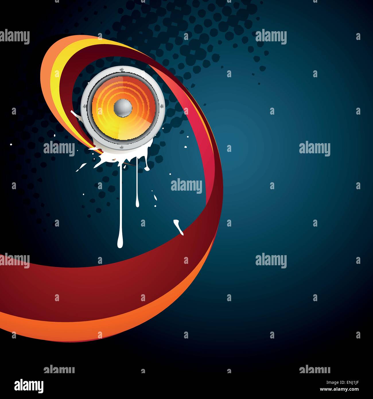 Abstract grunge music background speaker Stock Vector Images - Alamy