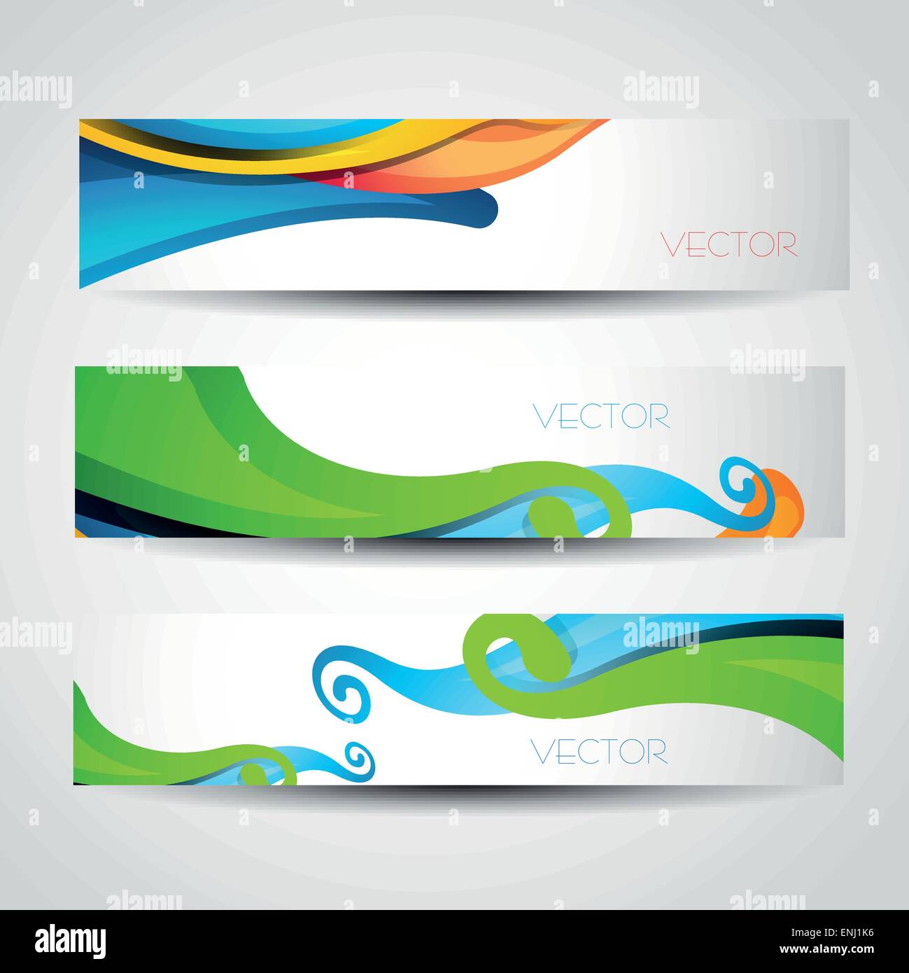 Vector stylish set of headers. Check out my portfolio for many in same ...