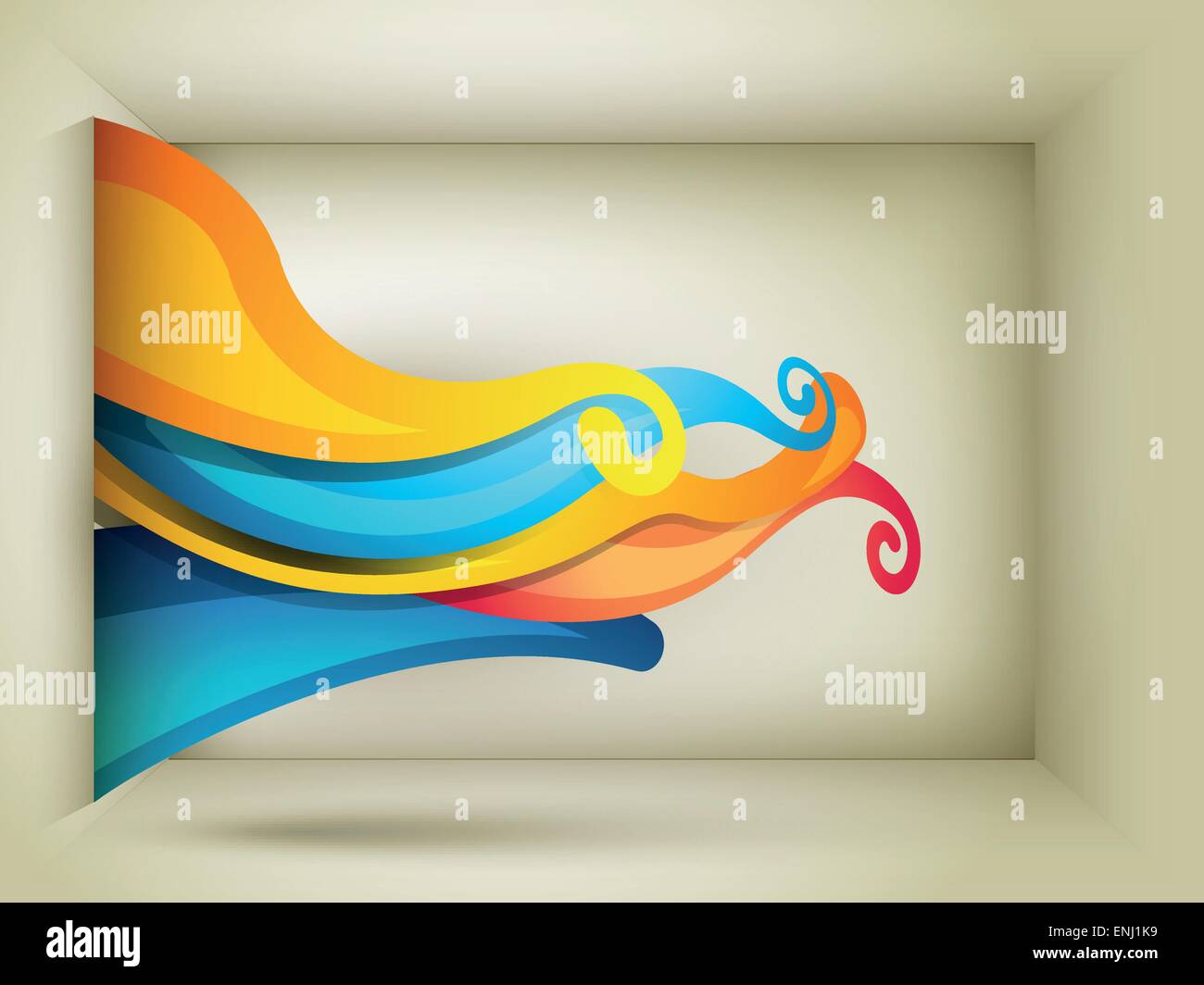 3d room Stock Vector Images - Alamy
