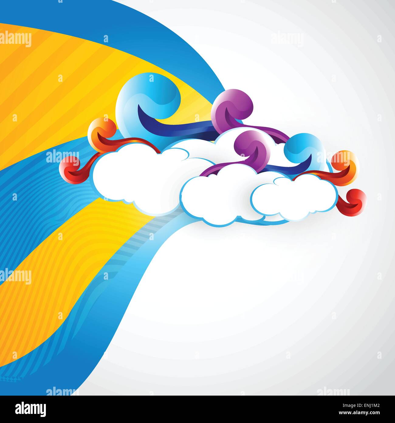 Cloud shape Stock Vector Images - Alamy