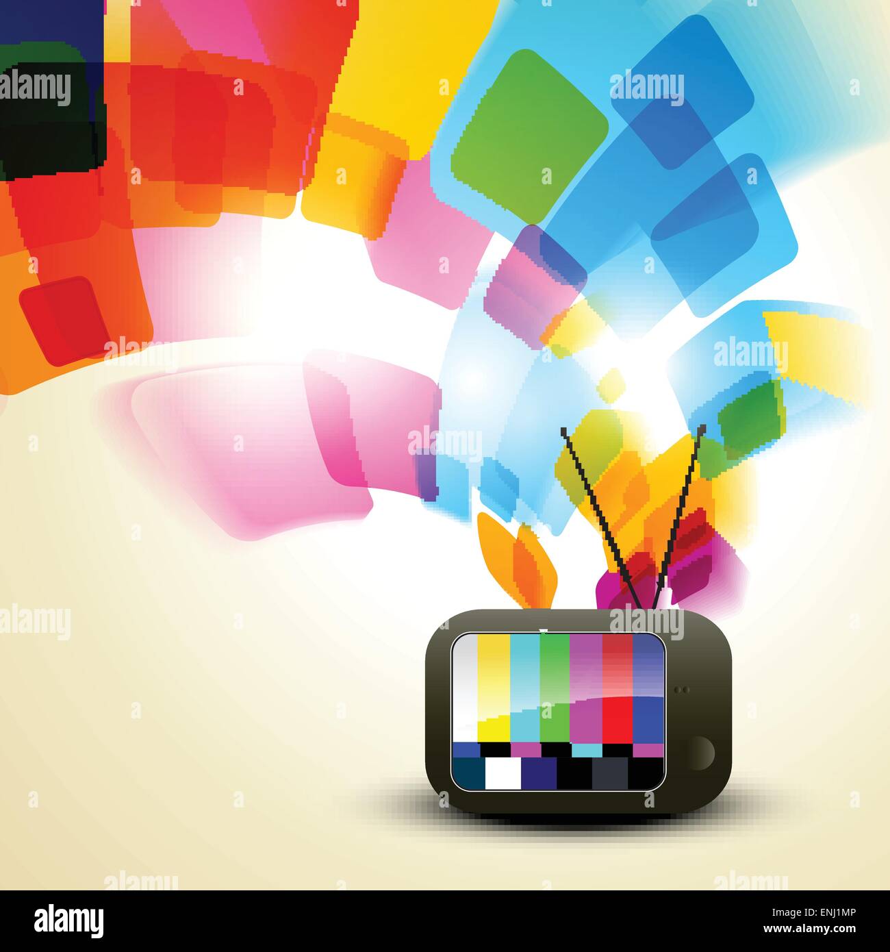 vector colorful tv design illustration Stock Vector Image & Art - Alamy