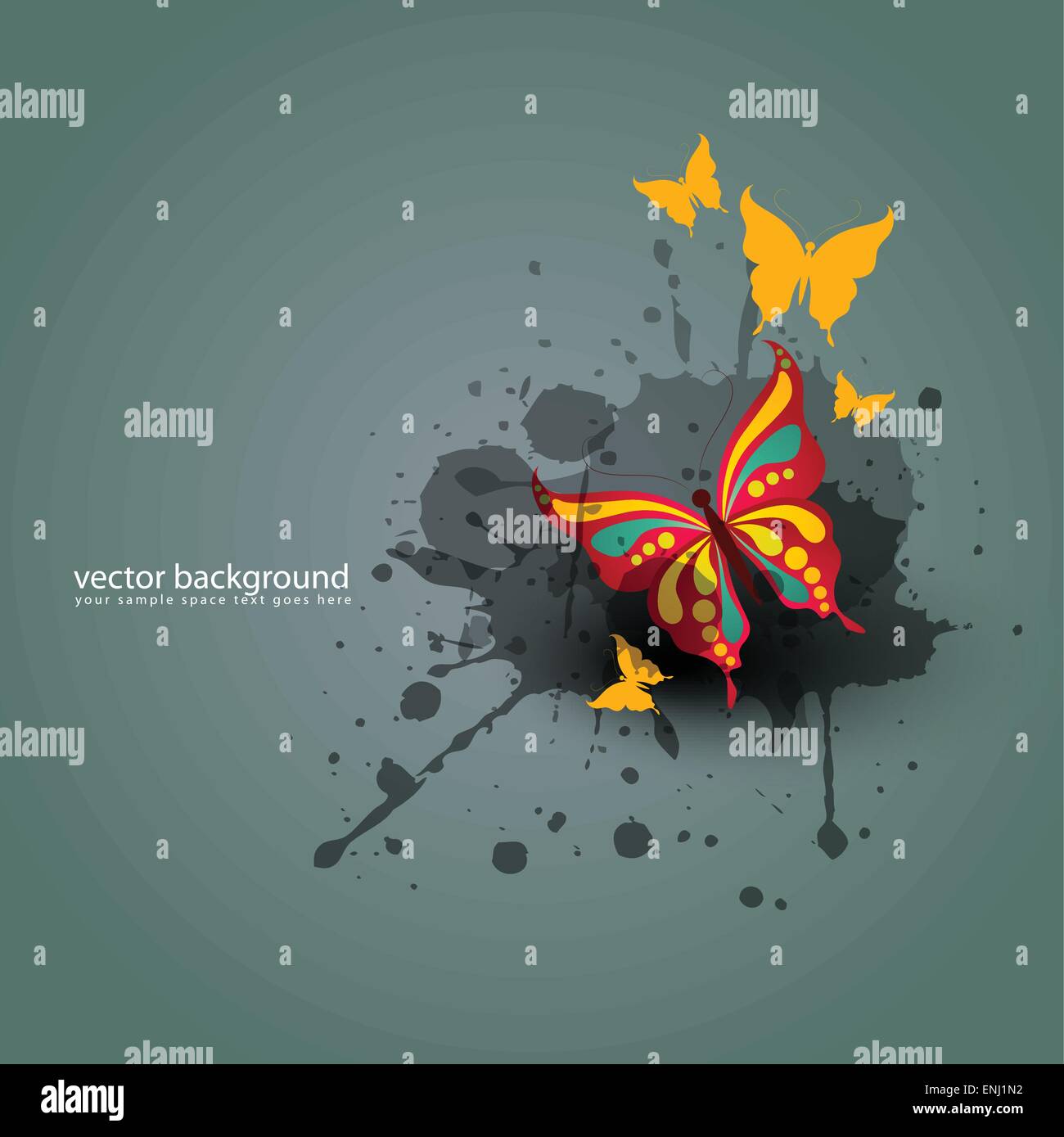abstract background of butterfly vector illustration Stock Vector Image ...