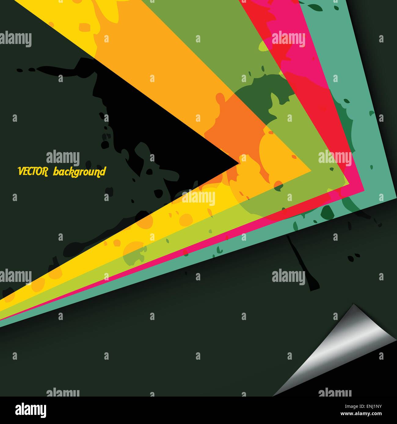 vector colorful wave style background Stock Vector Image & Art - Alamy
