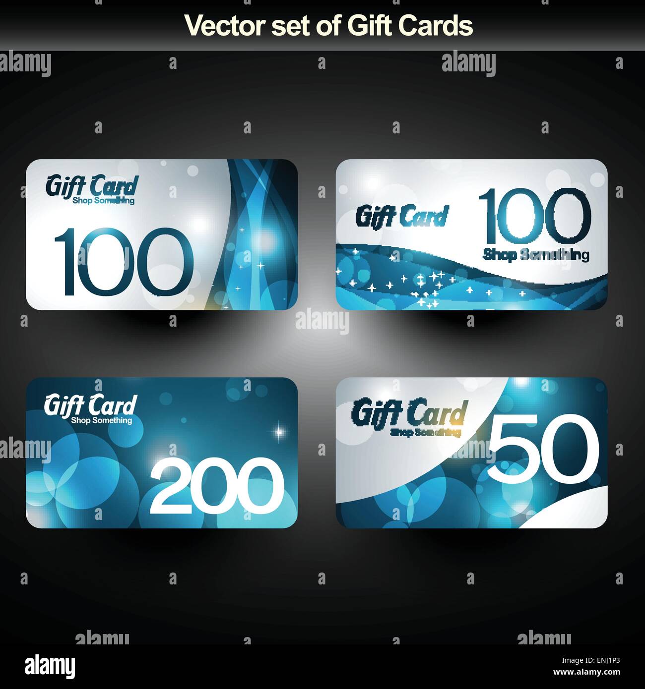 Gift cards Stock Vector Images - Alamy