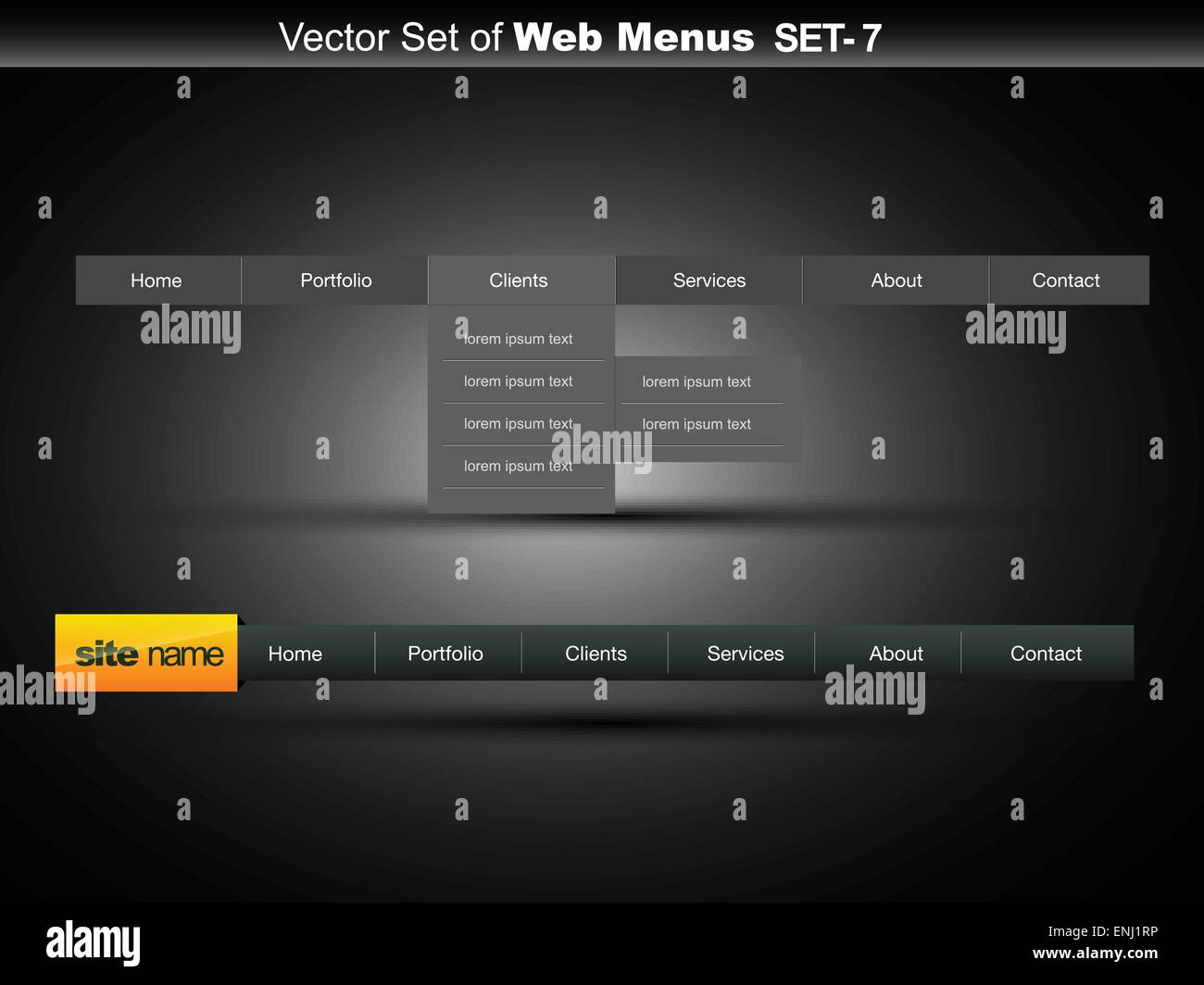 Menu banner hi-res stock photography and images - Alamy