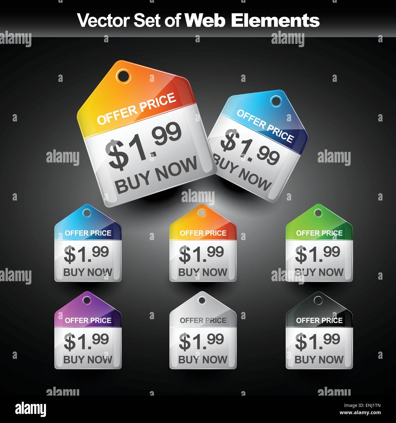 set of web product display banner design Stock Vector Image & Art - Alamy