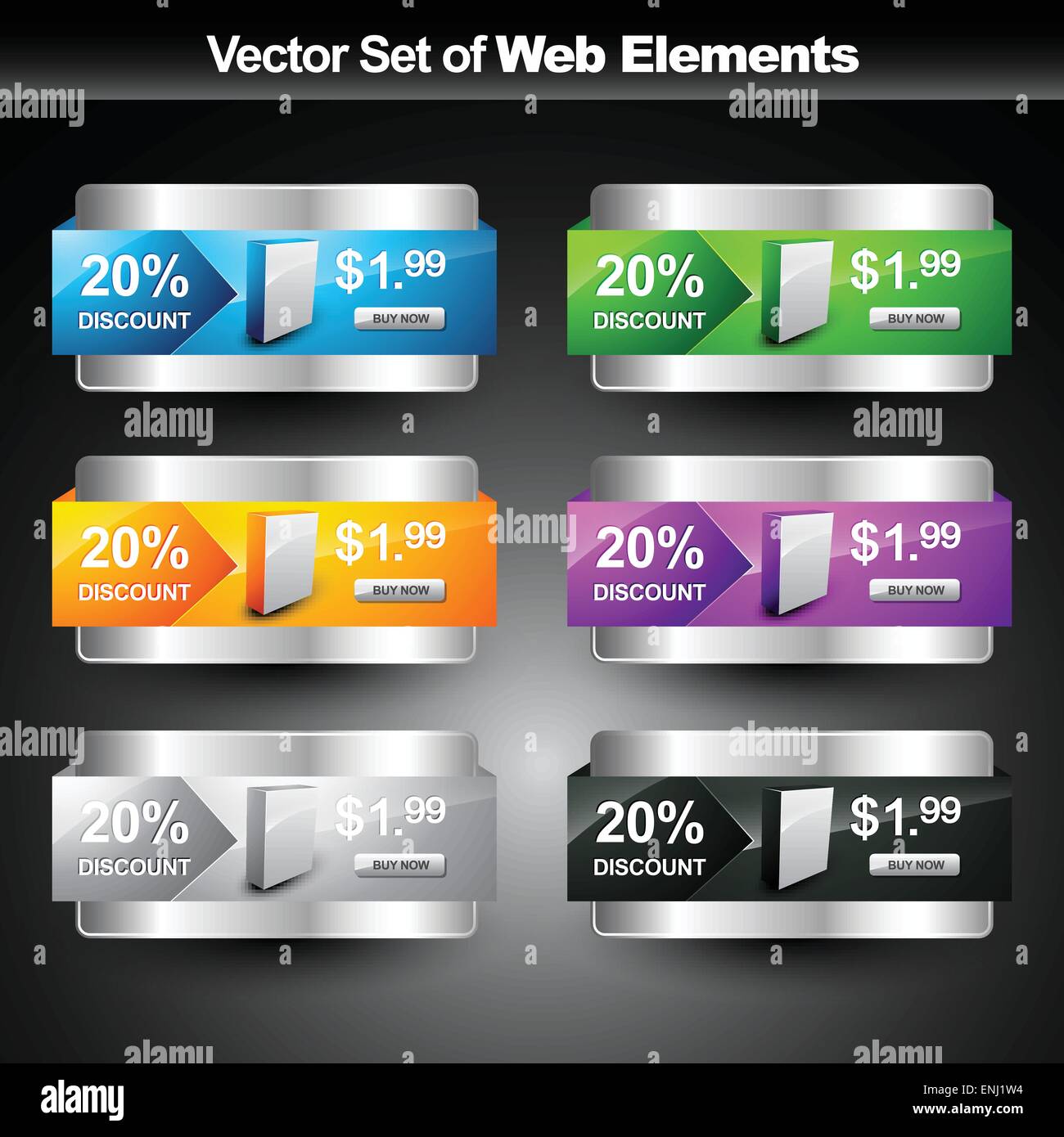 web shiny product display design Stock Vector Image & Art - Alamy