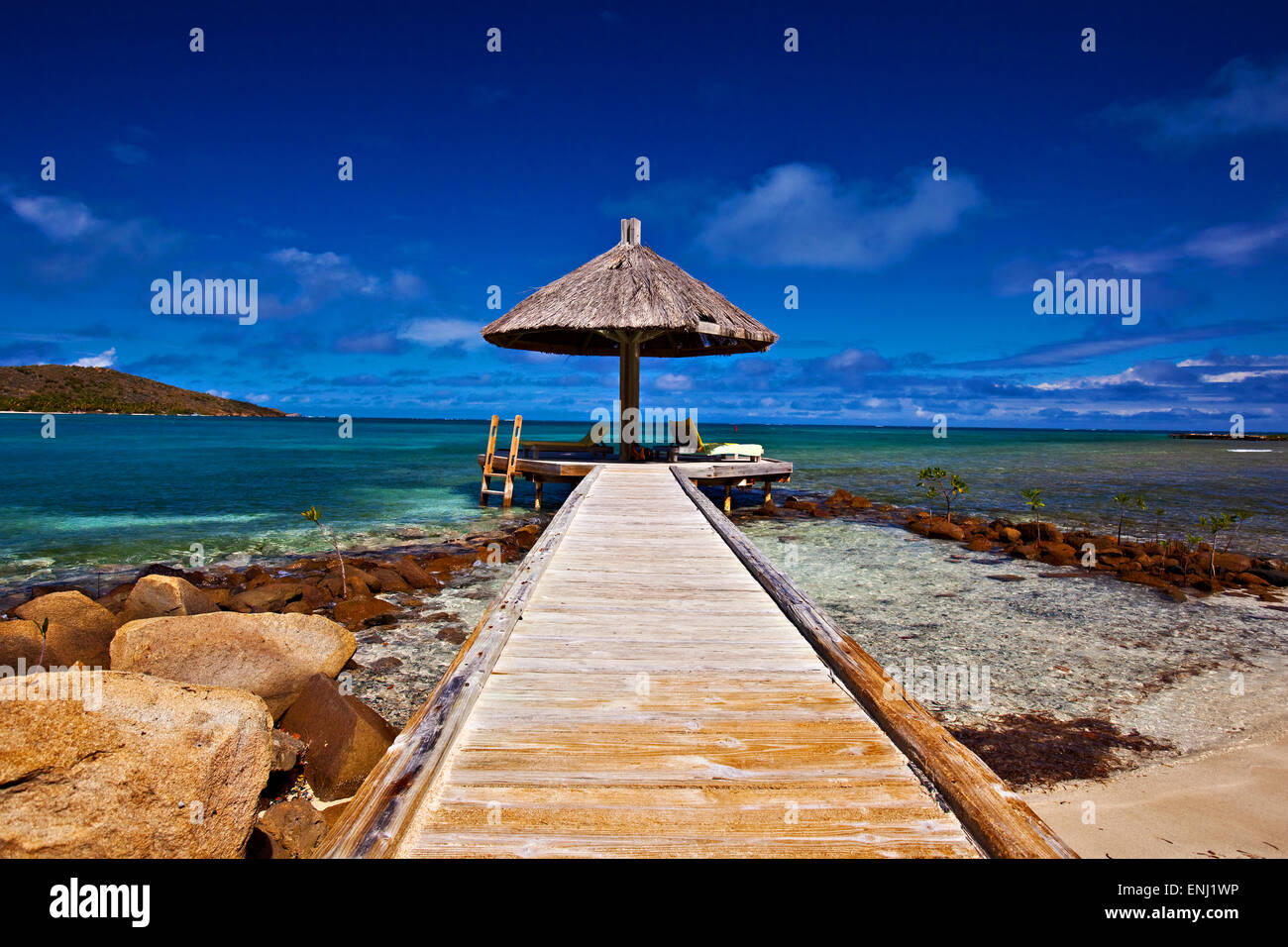 Walkway to paradise Stock Photo - Alamy