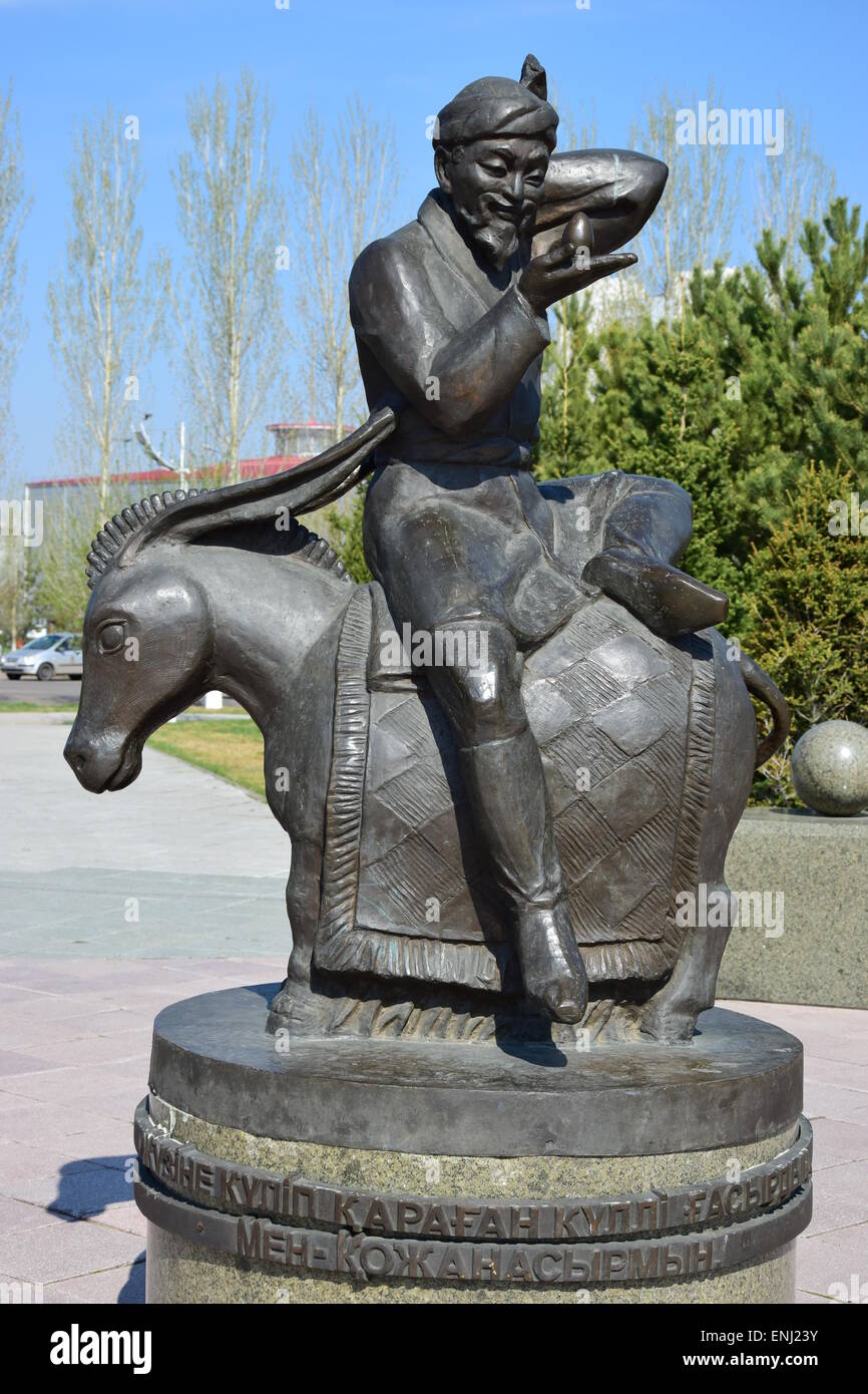 A statue in the streets of Astana, capital of Kazakhstan Stock Photo ...
