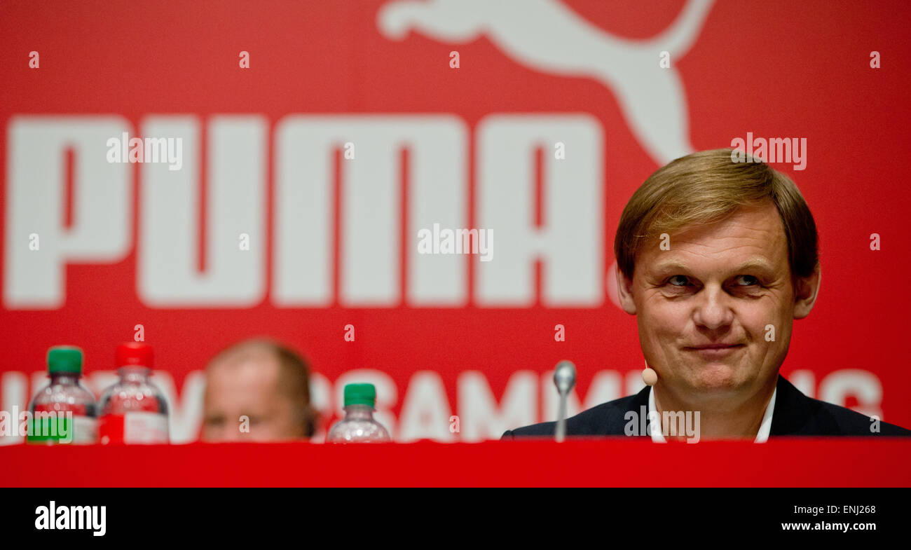 CEO of sporting goods manufacturer Puma, Bjoern Gulden, during the ...