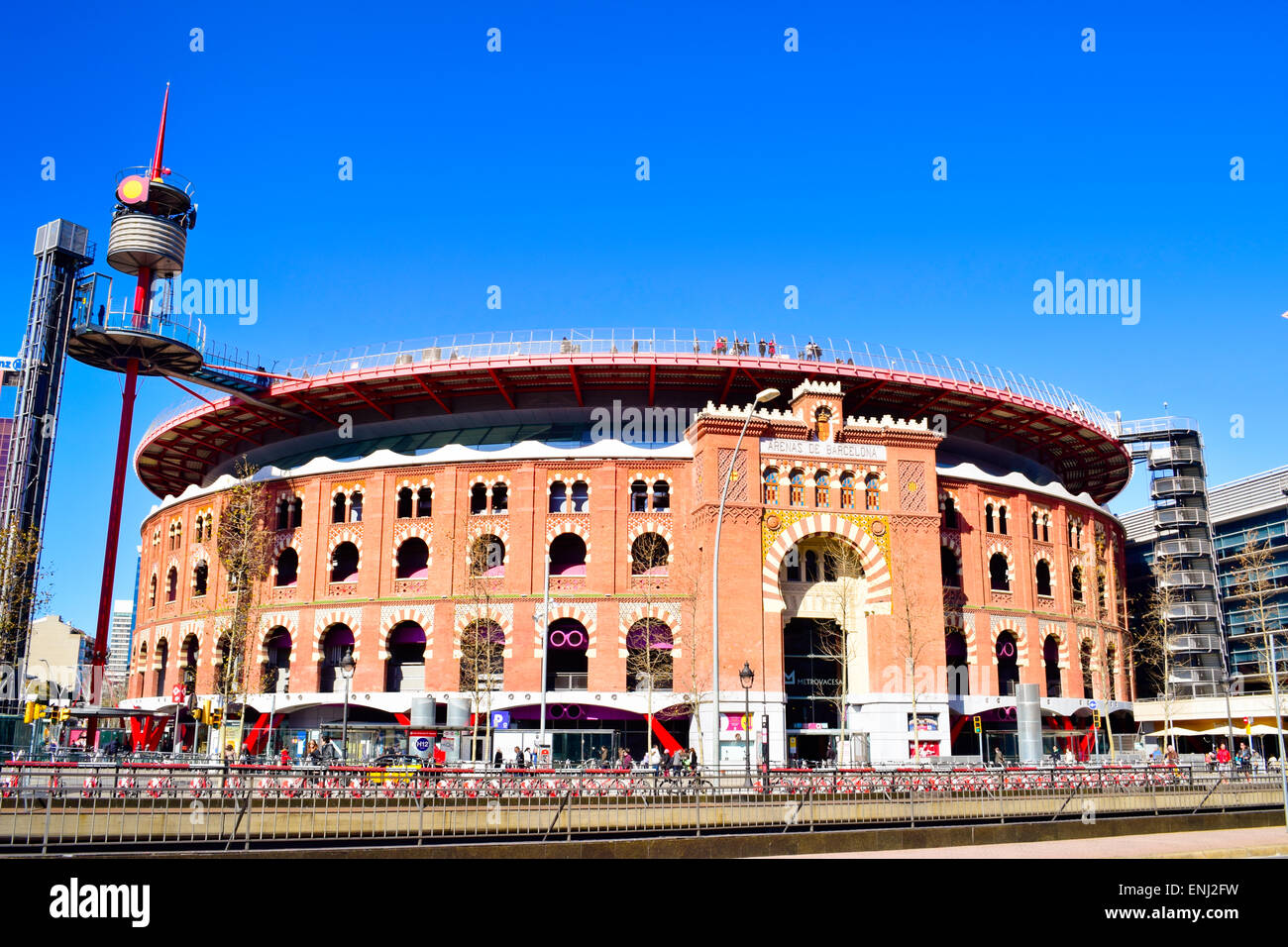 Las Arenas shopping centre. Plaça Espanya, Barcelona, Spain Stock Photo ...