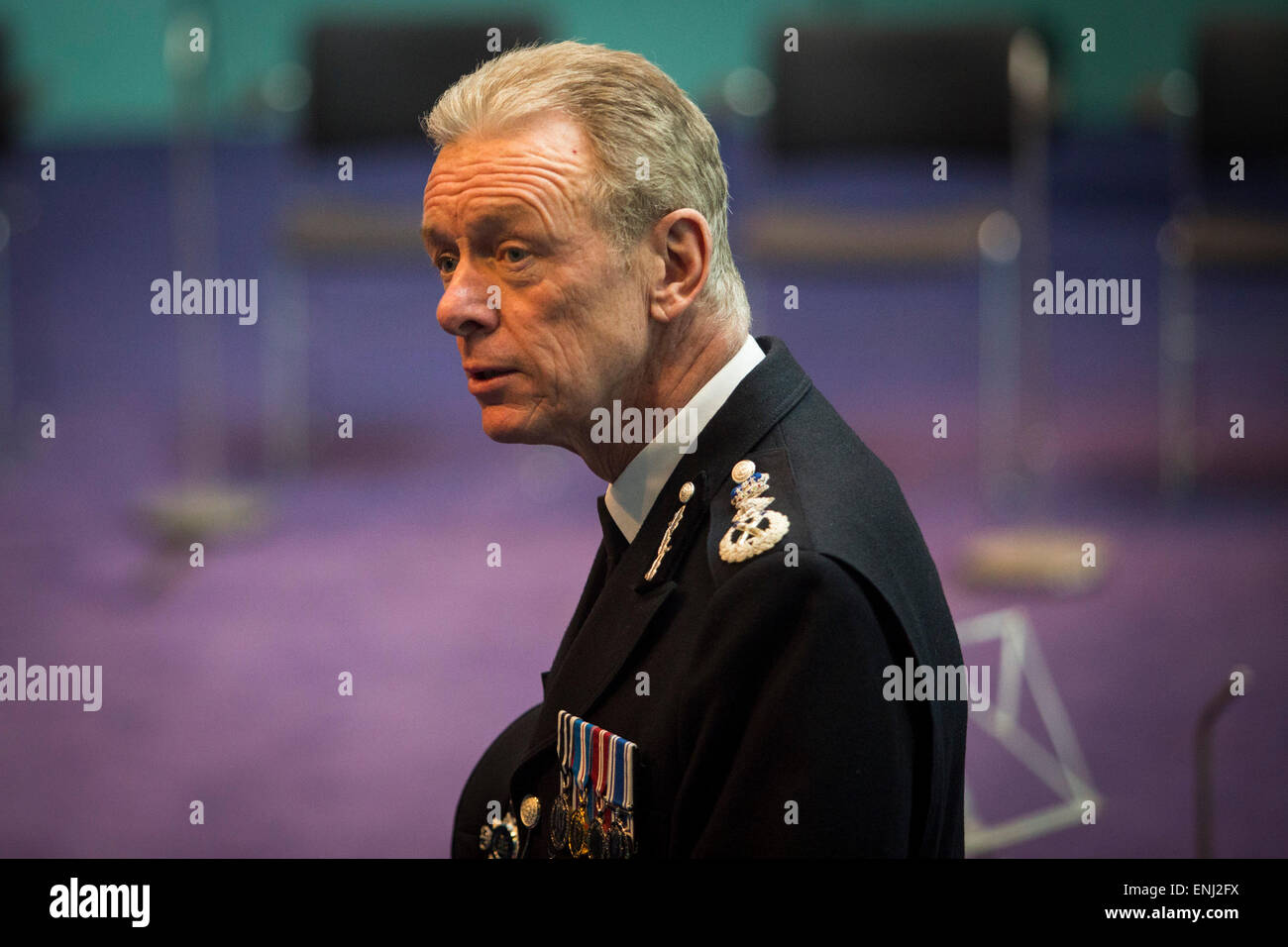 UNITED KINGDOM, London : Commisioner of the Metropolitain Police Sir ...
