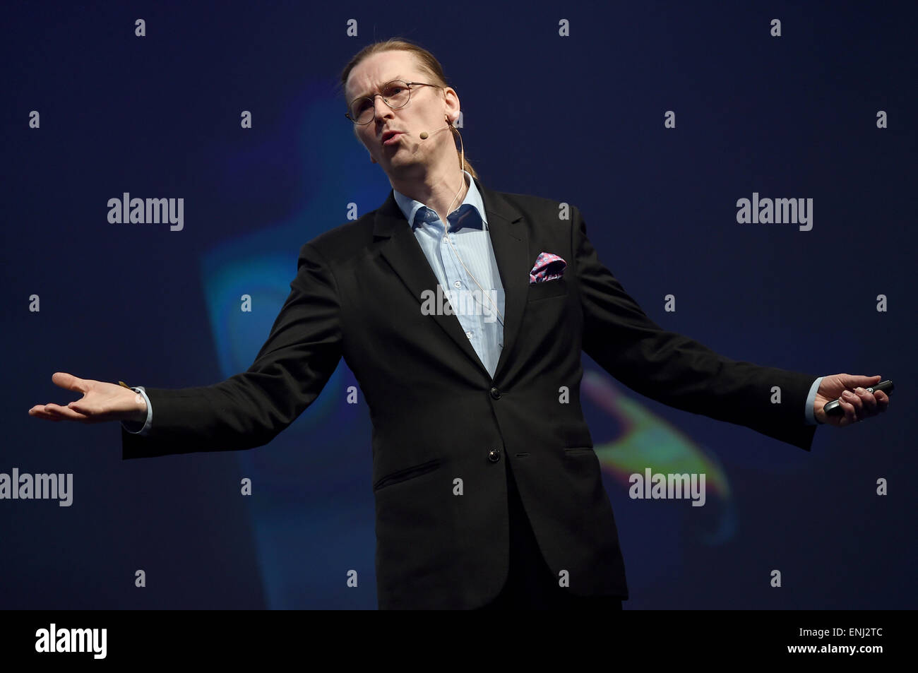Berlin, Germany. 06th May, 2015. Finnish computer expert Mikko Hypponen ...