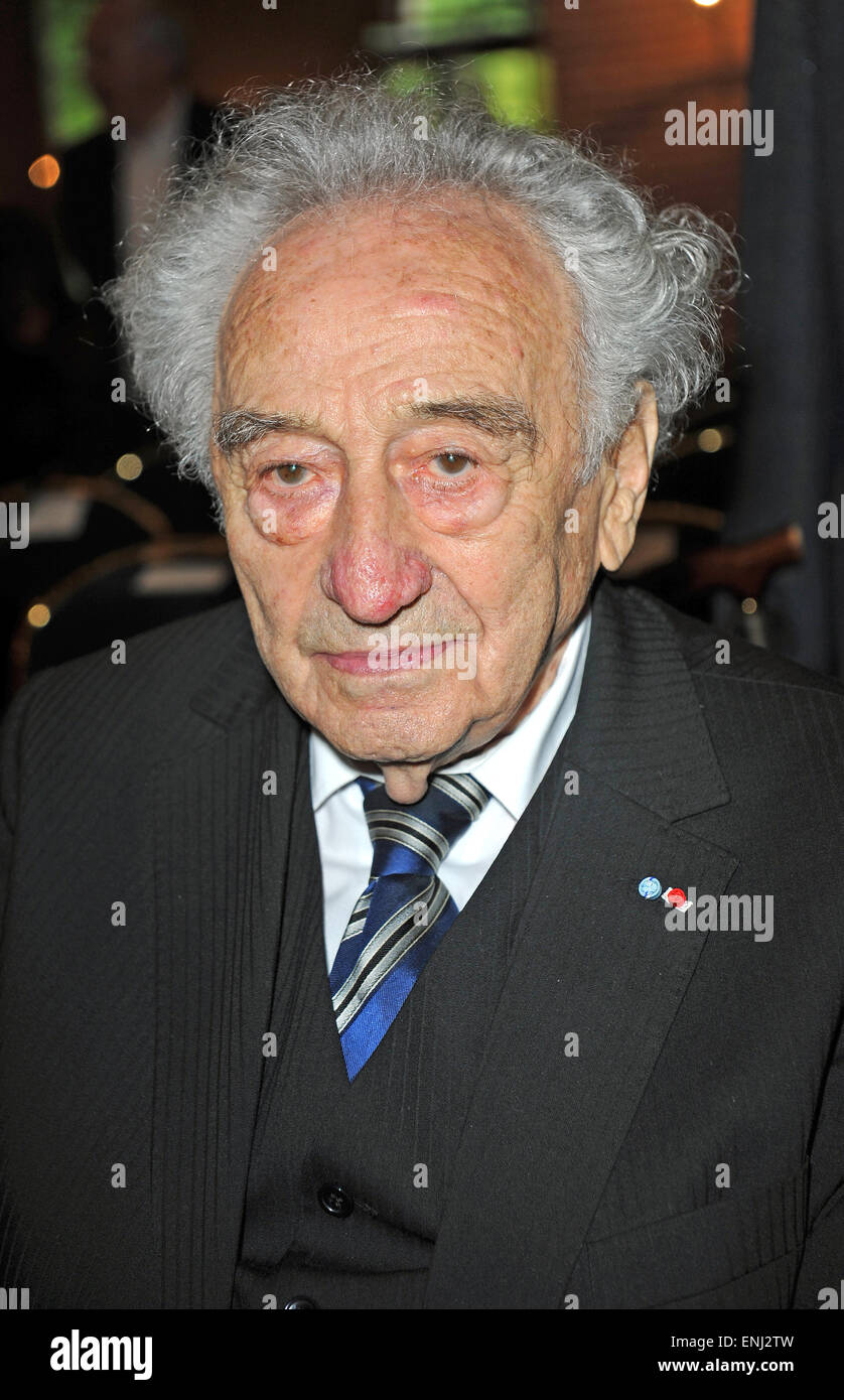 Munich, Germany. 06th May, 2015. Max Mannheimer, Jewish survivor of the ...