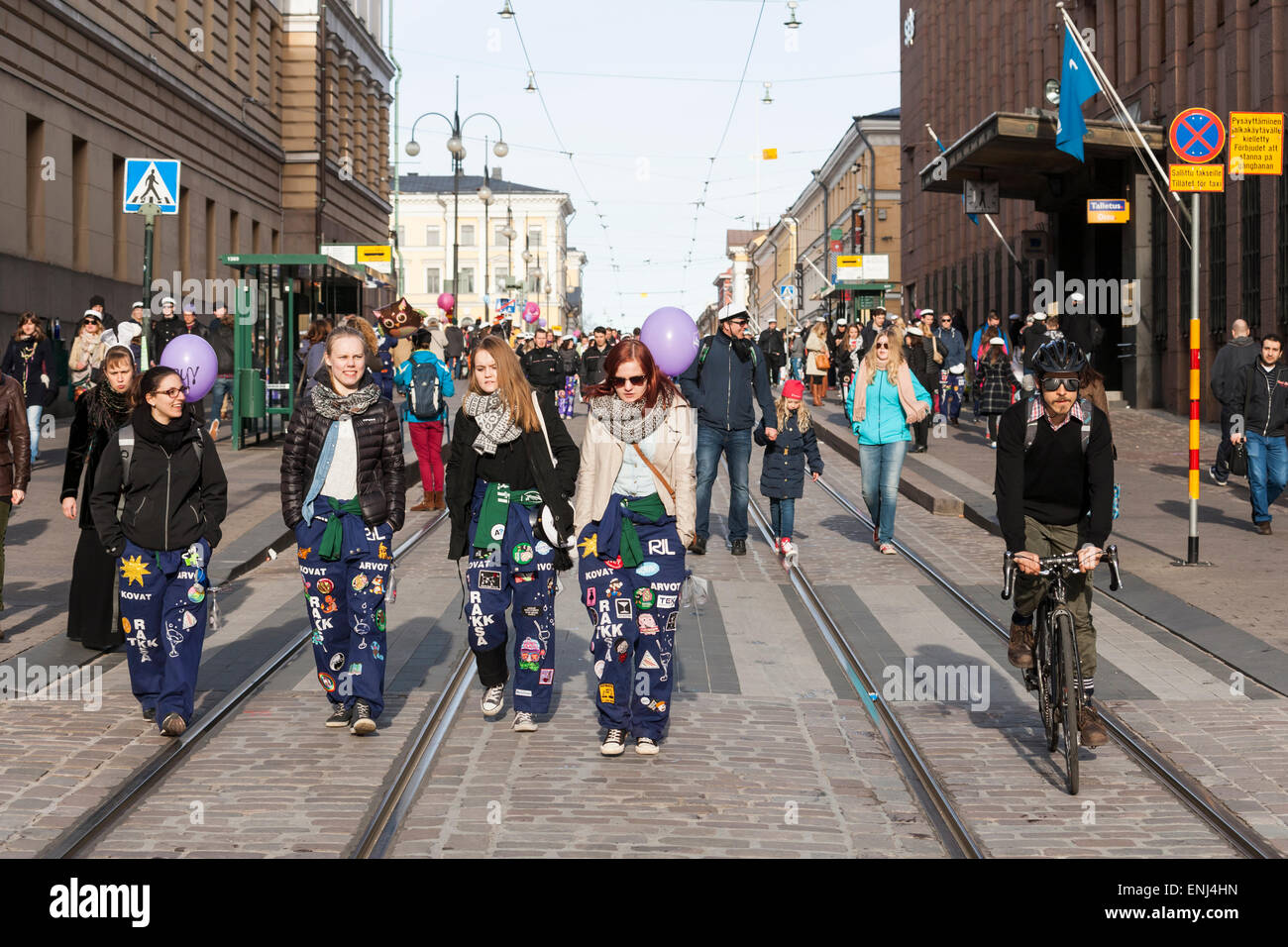 May day in finland hi-res stock photography and images - Alamy