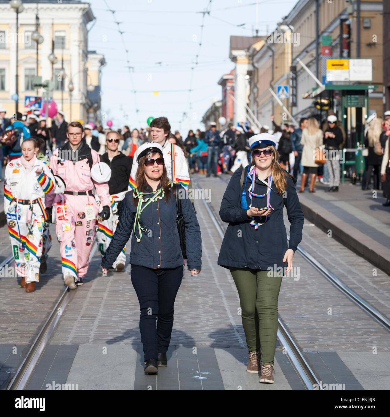May Day Eve in Helsinki Stock Photo - Alamy