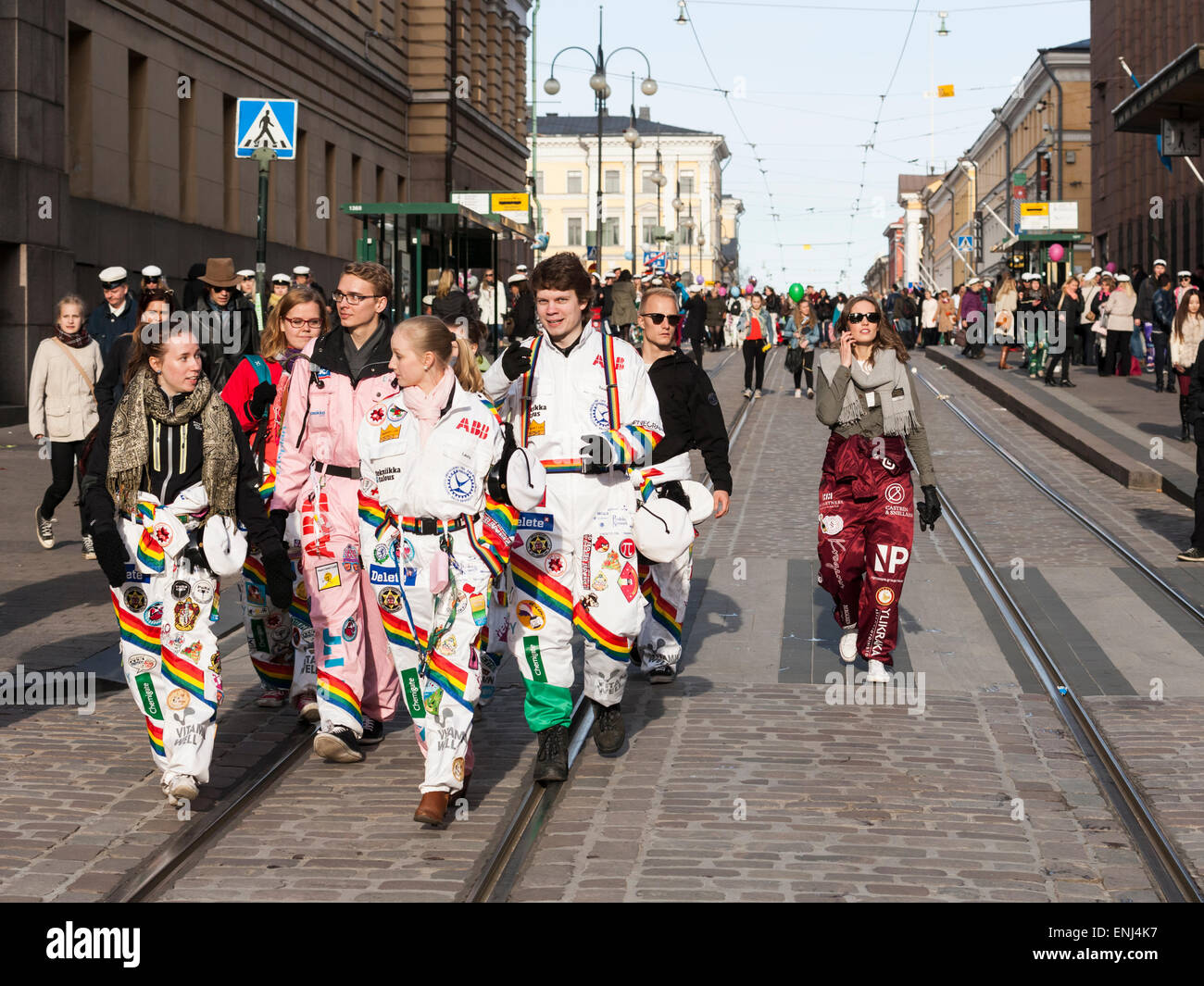 May Day Eve in Helsinki Stock Photo - Alamy