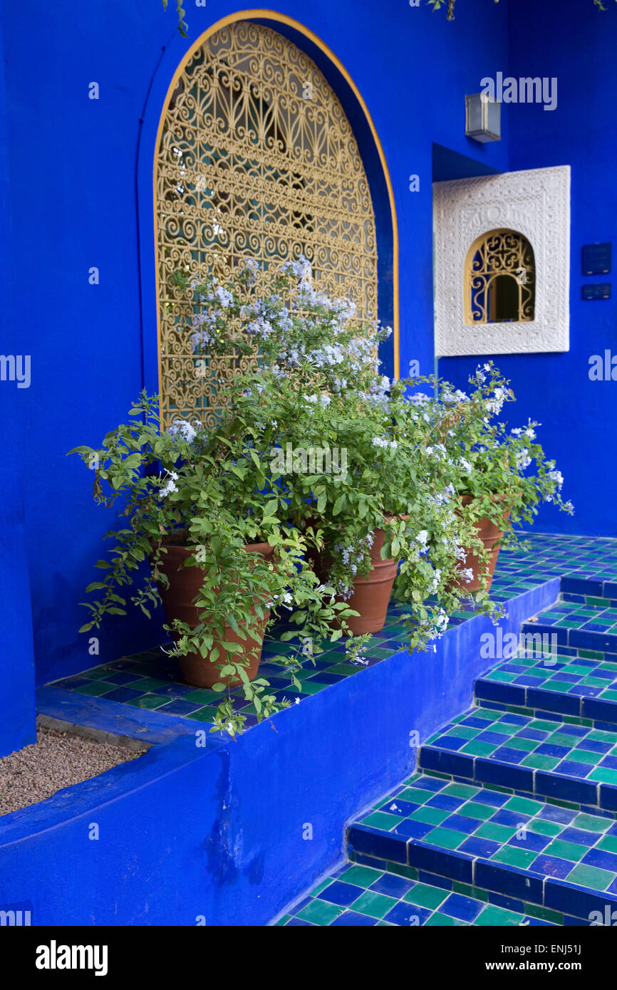 Yves saint laurent garden marrakech hi-res stock photography and images ...