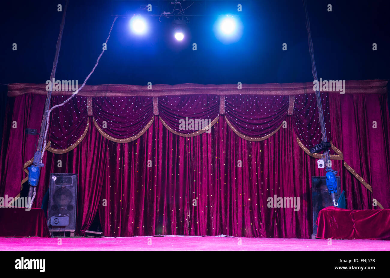 Circus tent interior hi-res stock photography and images - Alamy