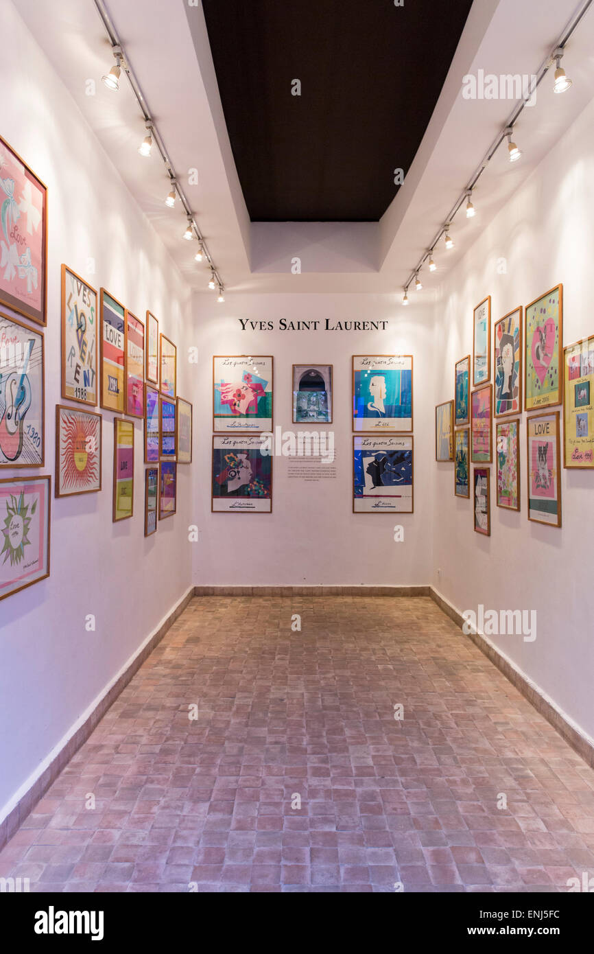 Yves Saint Laurent garden Morocco Marrakech Marrakesh Moroccan gardens ...