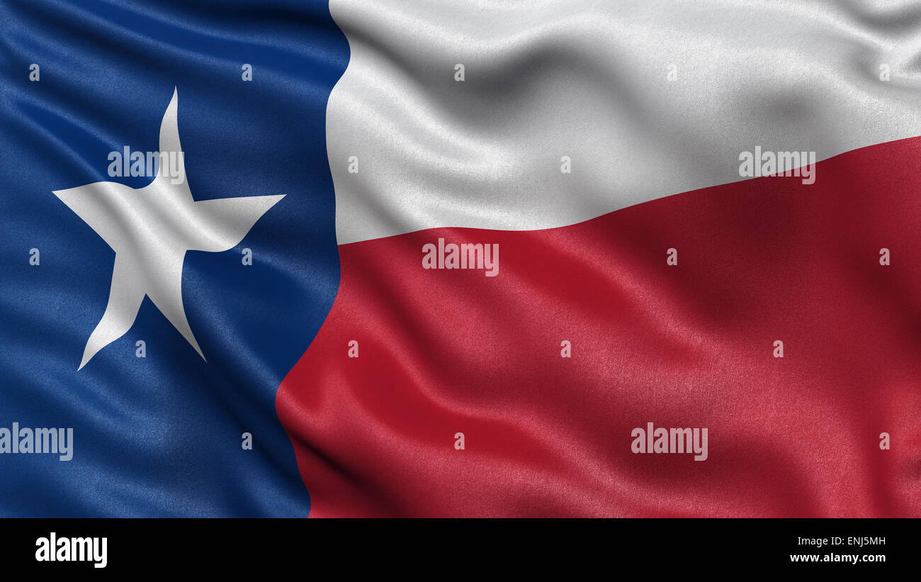 US state flag of Texas Stock Photo - Alamy